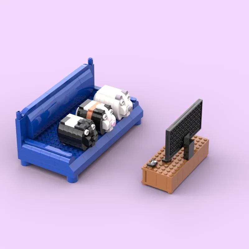 Guinea Pigs Watching TV | LEGO® Ideas