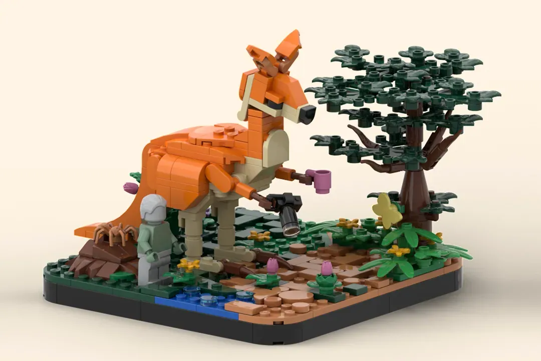 Kangaroo Display Habitat | LEGO® Ideas