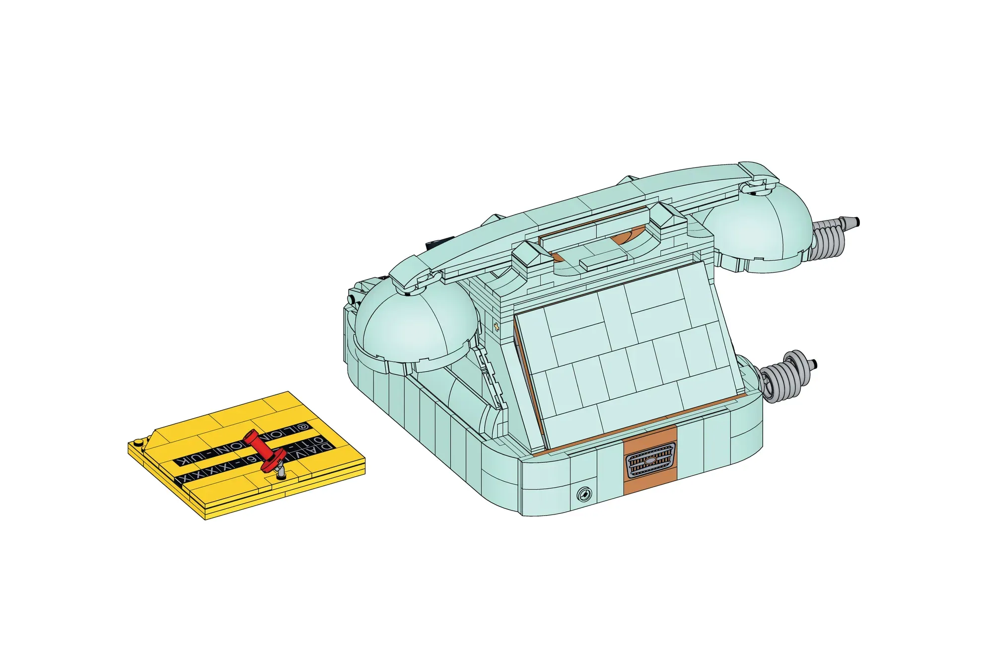 Retro Landline Phone 60s | LEGO® Ideas
