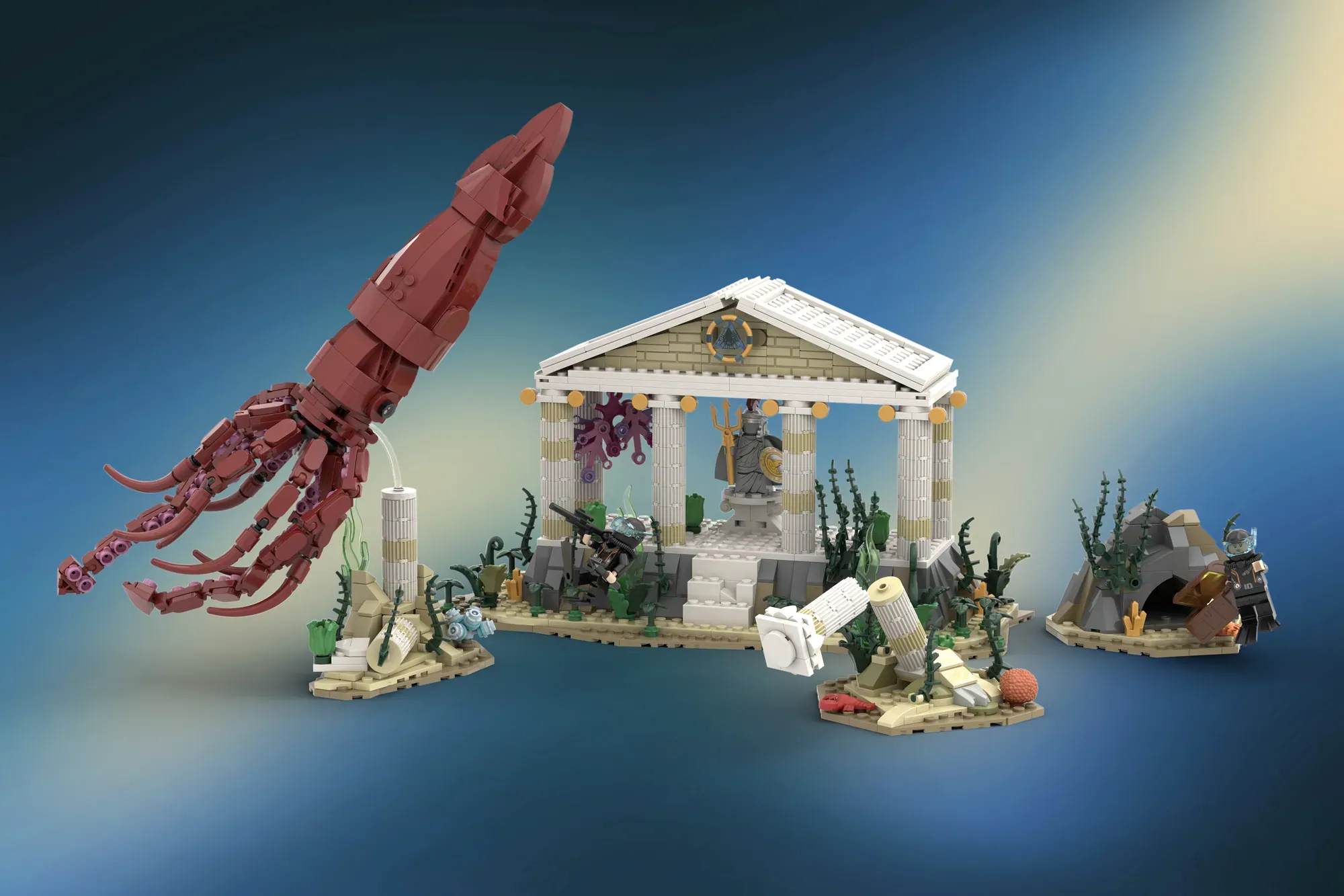 Poseidon’s Trident & the Guardian of the Sea | LEGO® Ideas