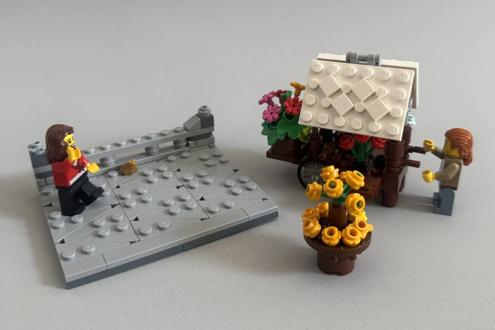 The Flower Vendor | LEGO® Ideas