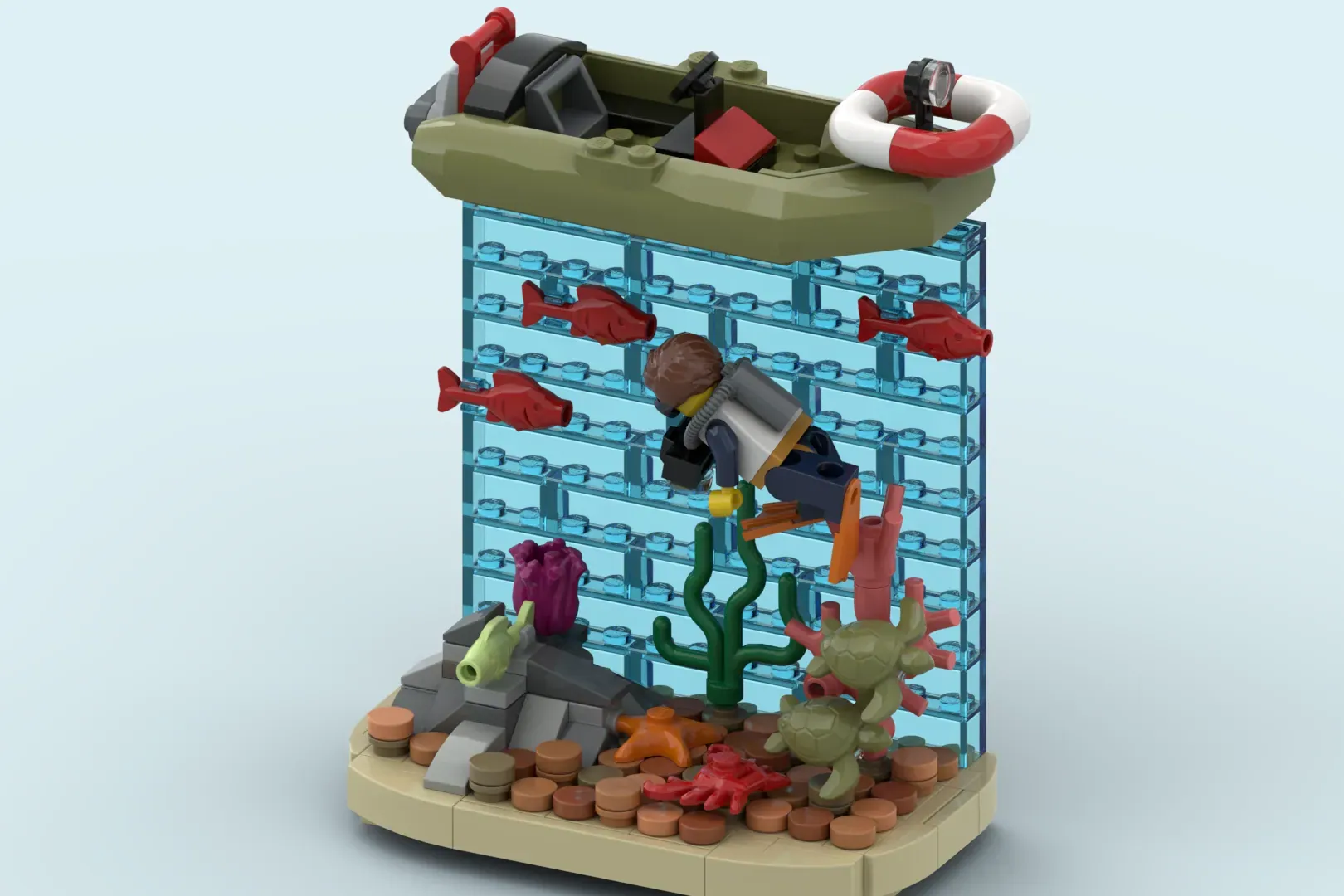 First Breath Underwater | LEGO® Ideas
