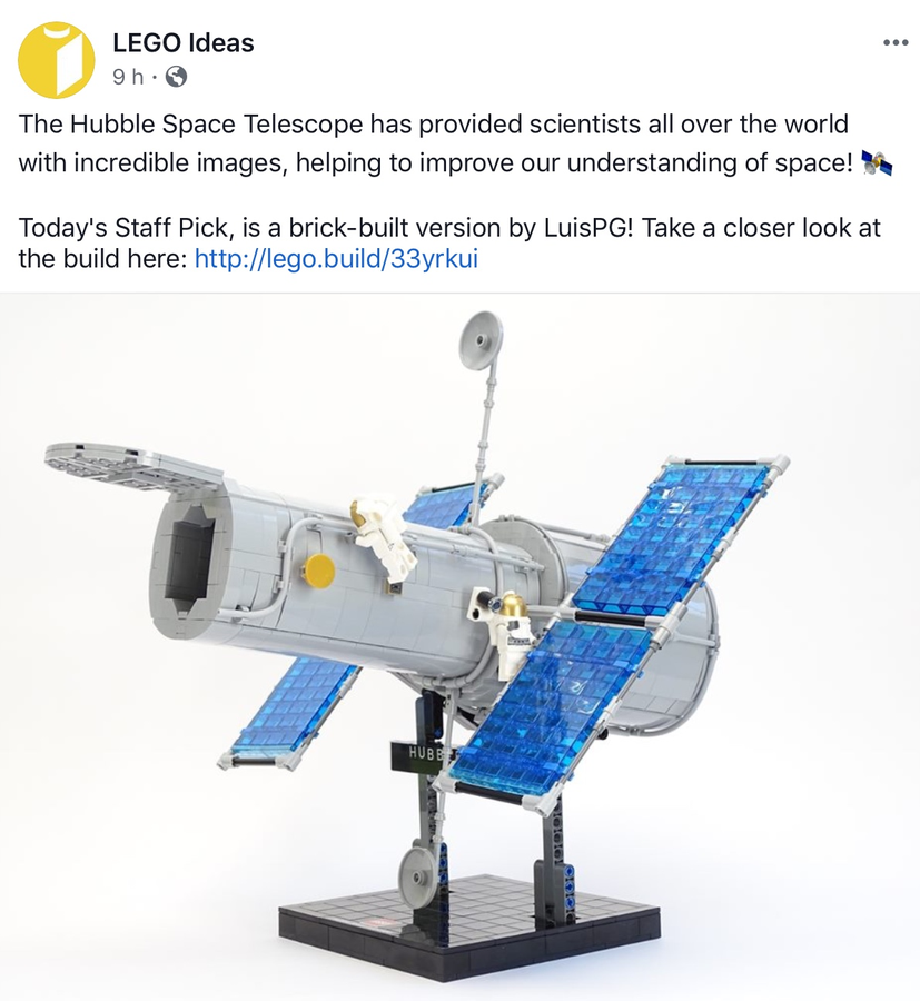 LEGO IDEAS - Hubble Space Telescope