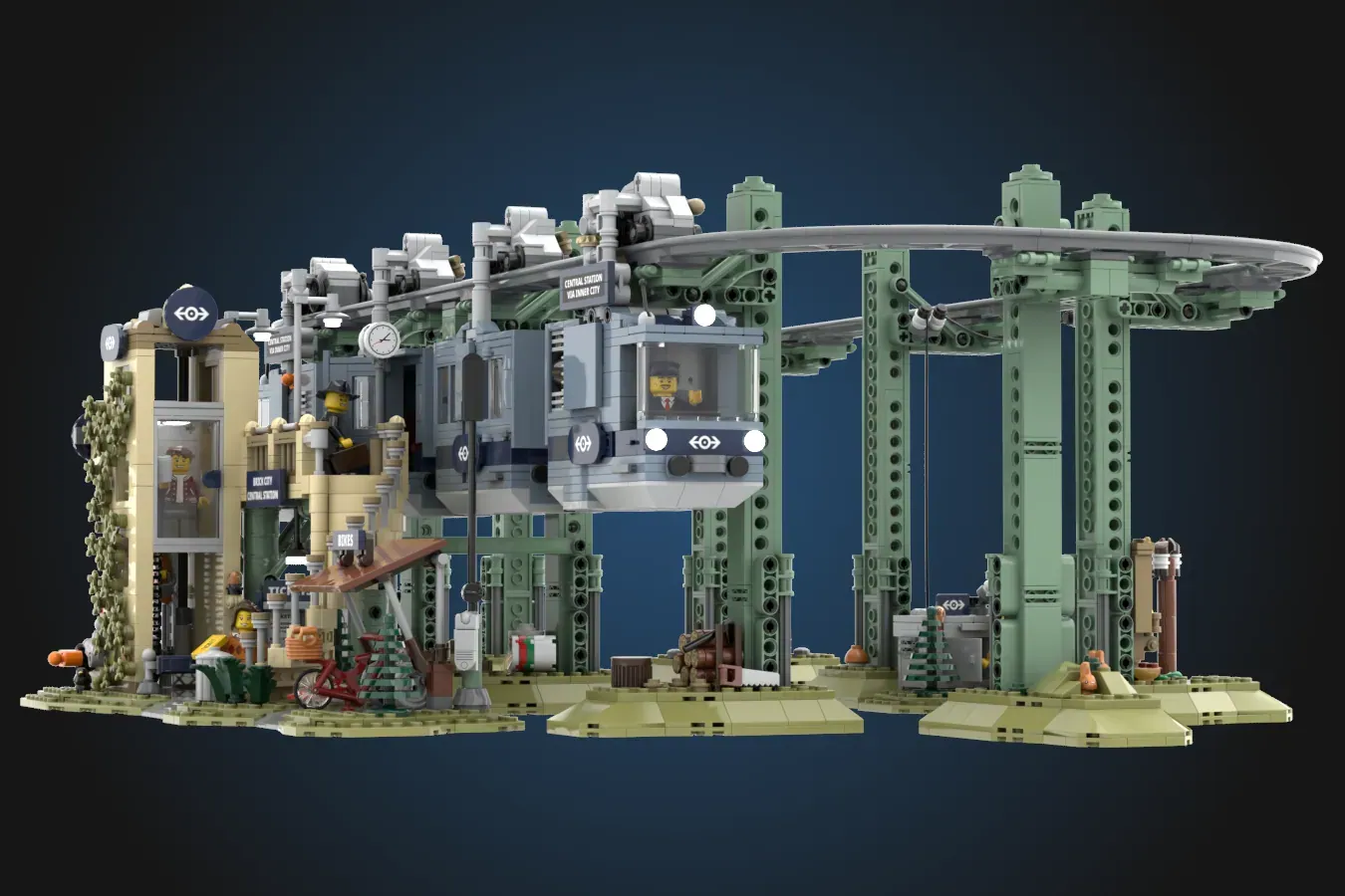 Working Suspension Railway | LEGO® Ideas