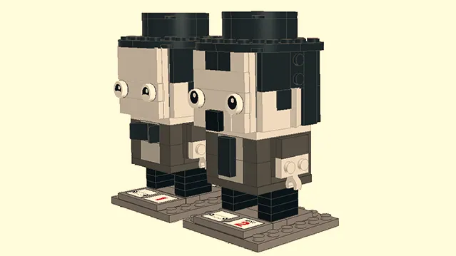Brickheadz: Stan Laurel & Oliver Hardy | LEGO® Ideas