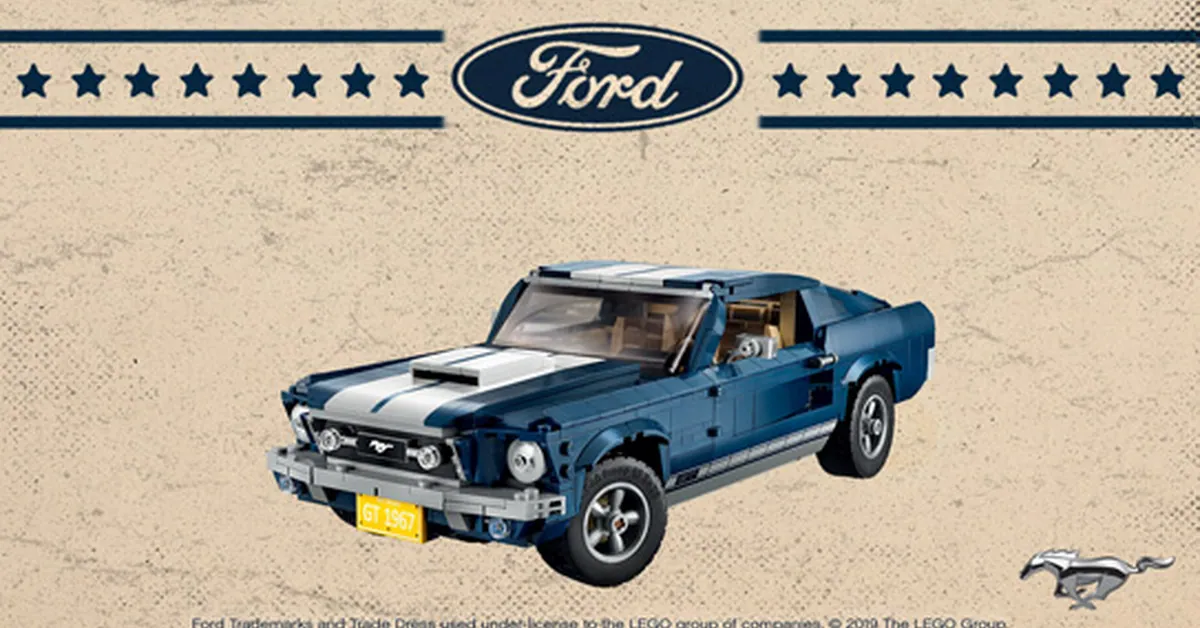 Go Retro and design your own 1967 Ford Mustang vintage poster! | LEGO ...