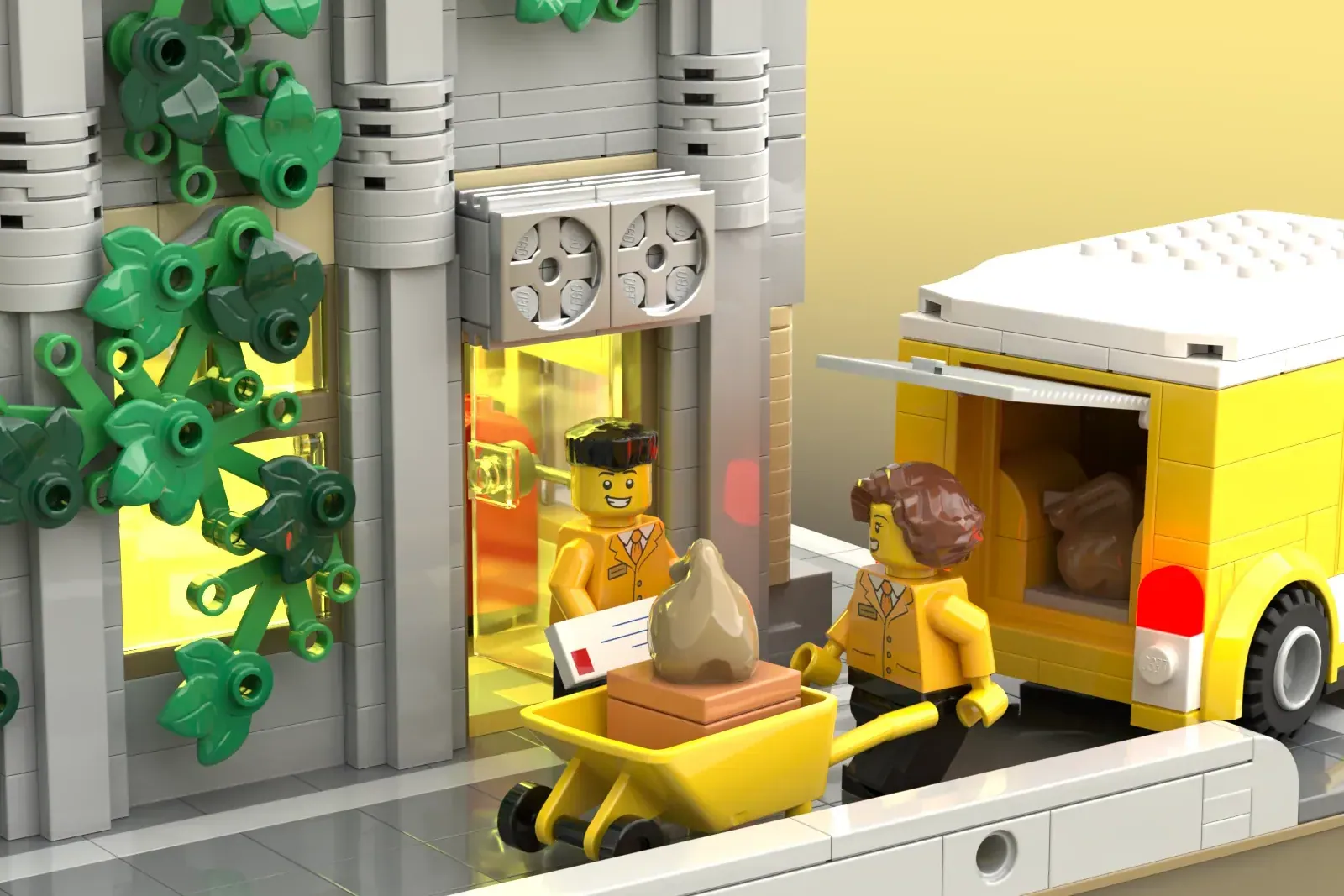 Modular Post Office | LEGO® Ideas