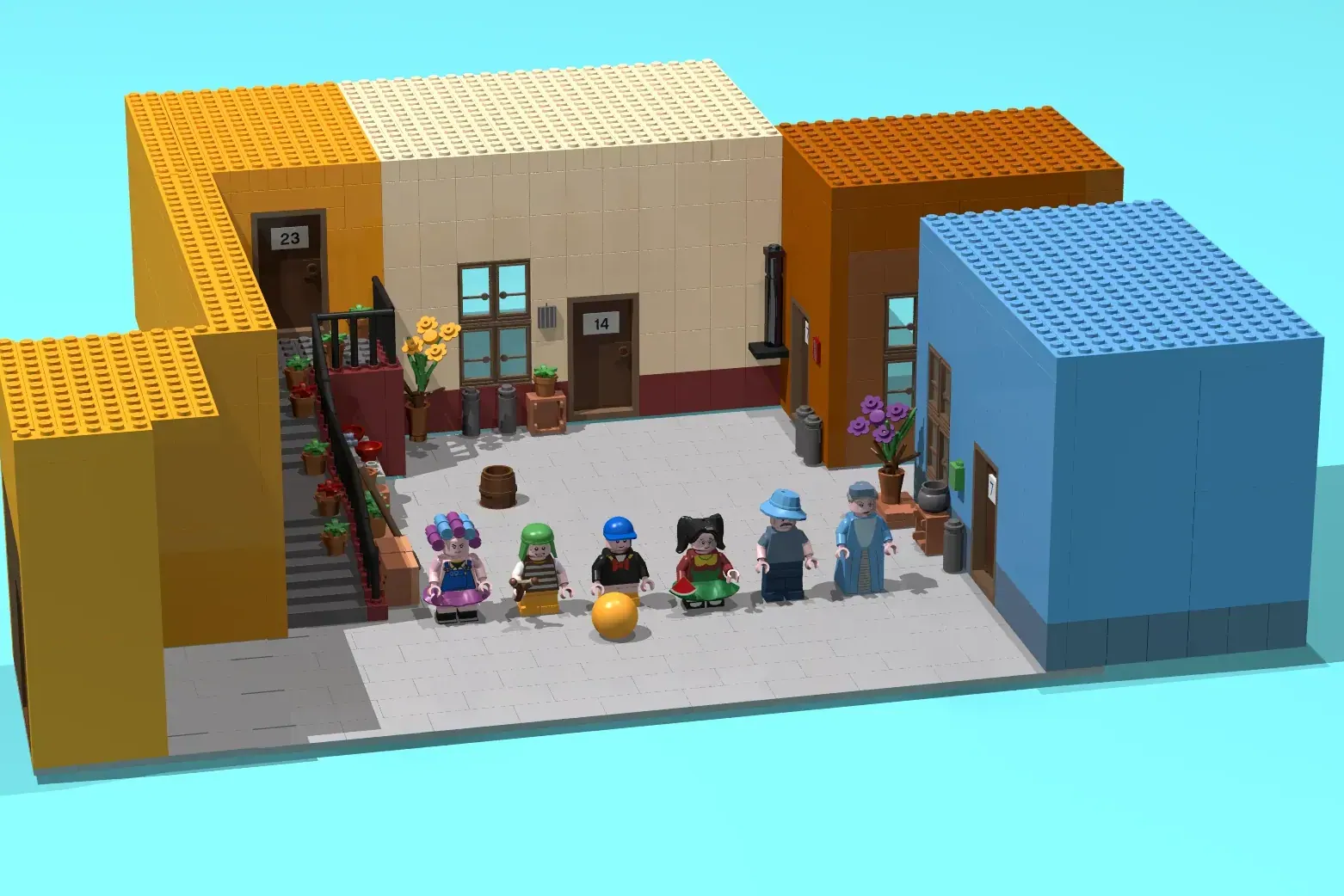 Neighborhood of the Chavo Del 8 | LEGO® Ideas
