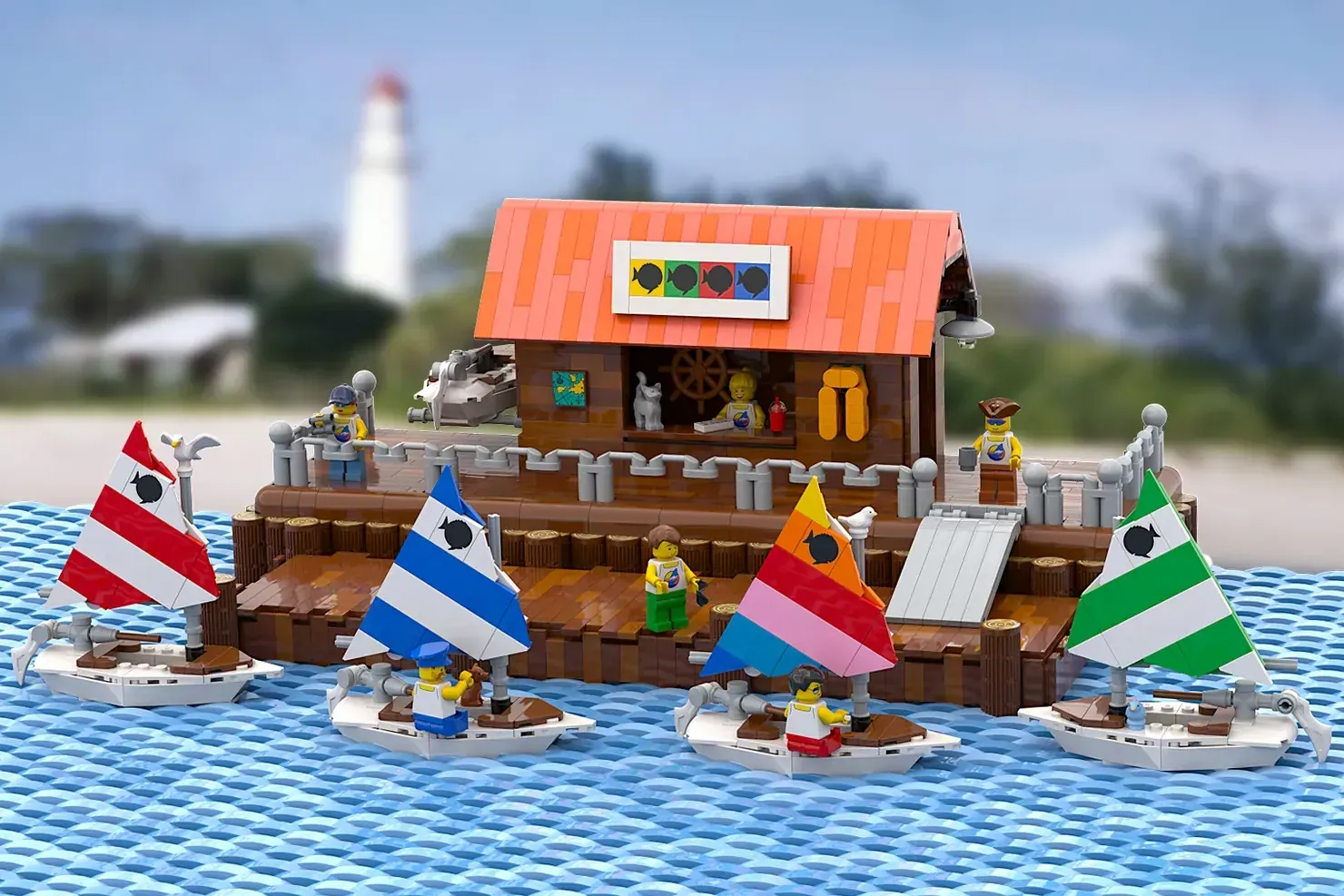 Sunfish Sailing Pier | LEGO® Ideas