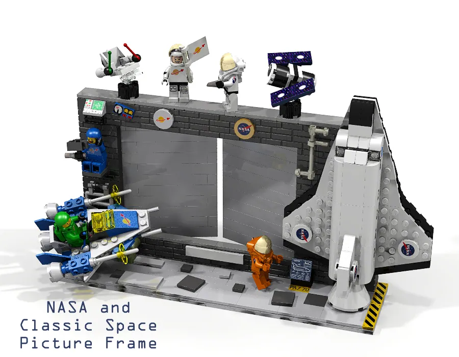 Nasa and Classic Space Picture Frame | LEGO® Ideas