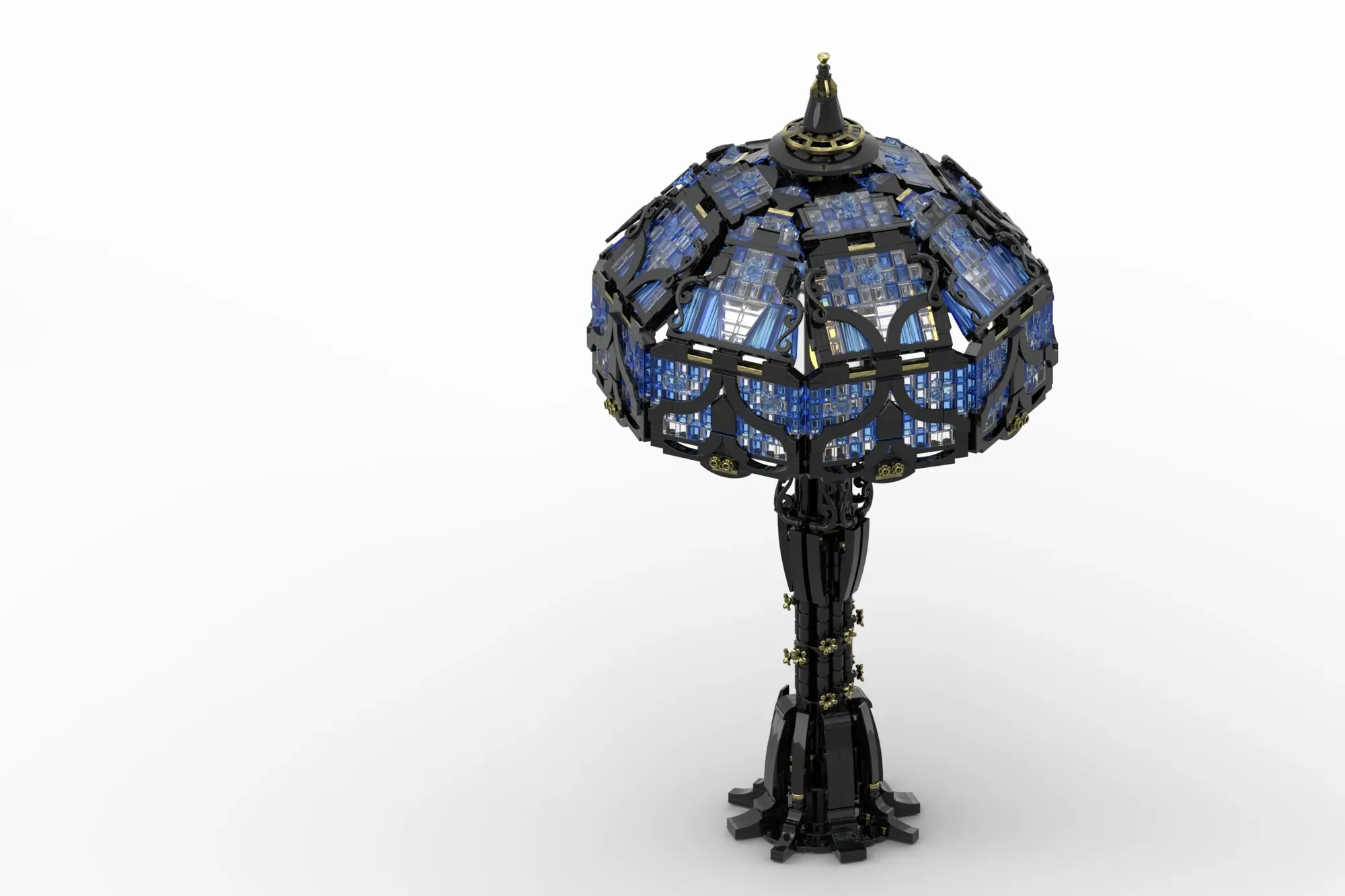 A Tiffany-Inspired Stained Glass Lamp | LEGO® Ideas