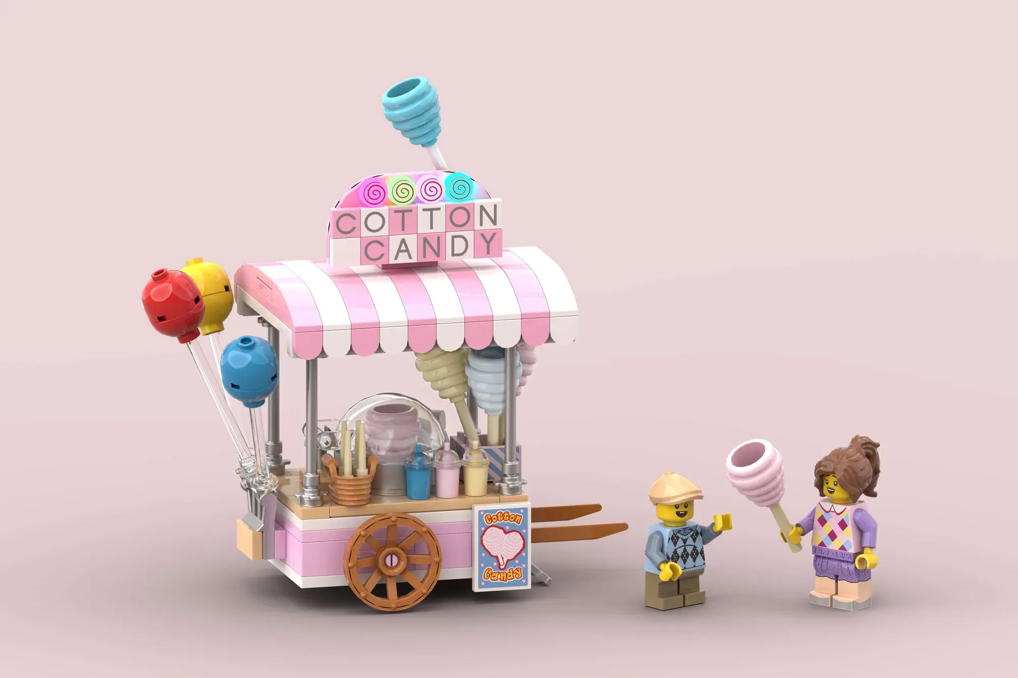 The Cotton Candy Cart | LEGO® Ideas