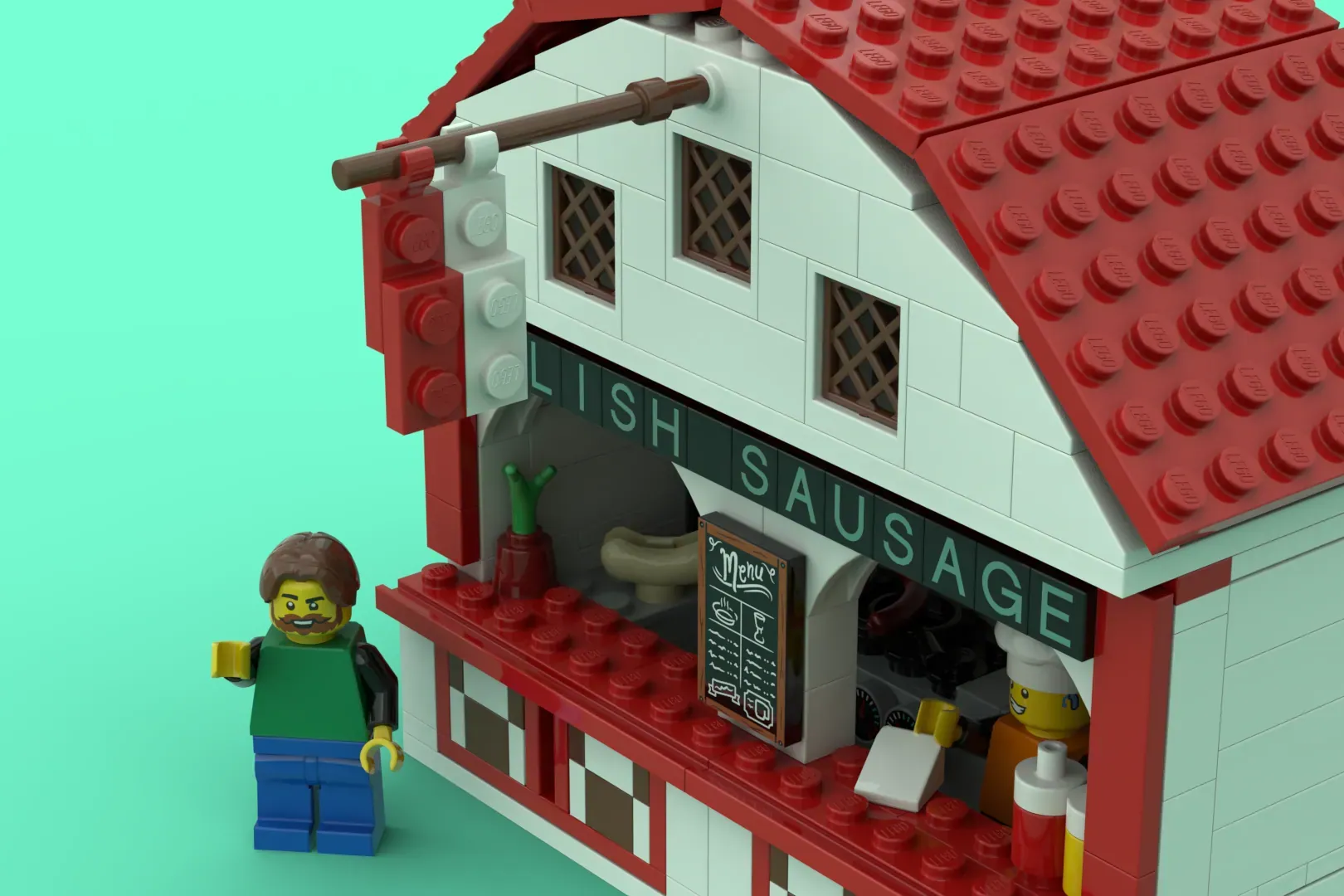 Polish Sausage Food Stand | LEGO® Ideas