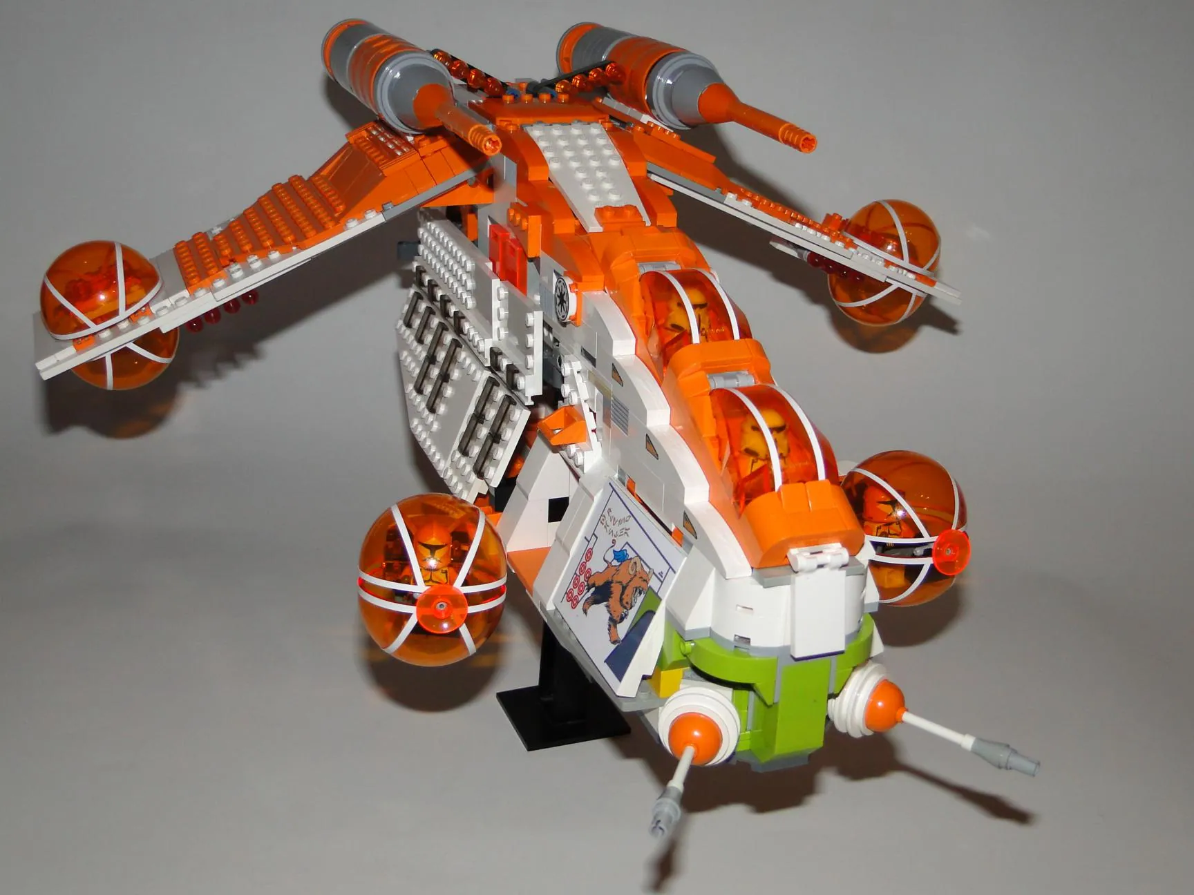 Star Wars - Flying Bantha - 212th Attack Battalion Gunship 7676 | LEGO ...