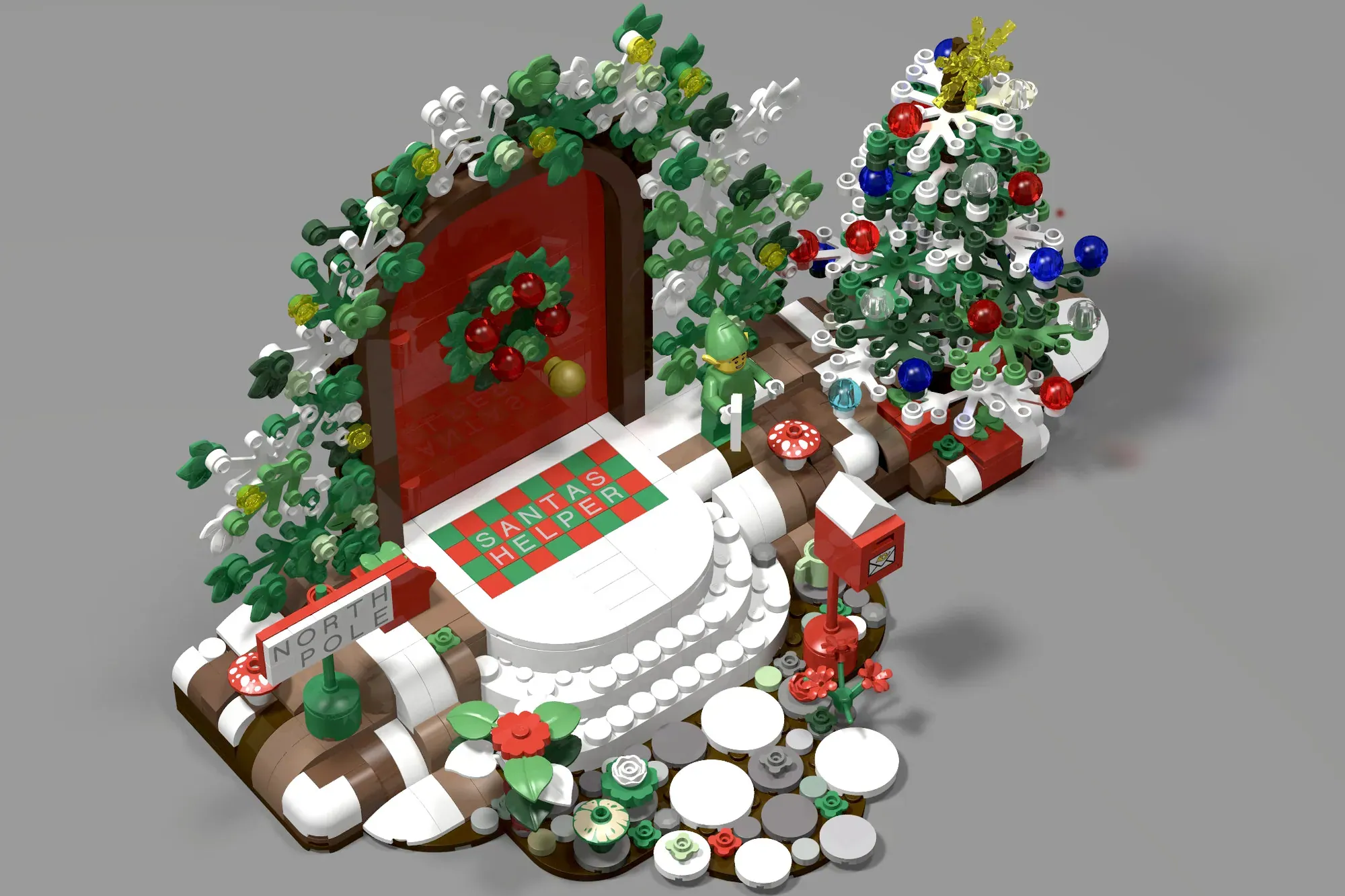 Santa's Little Helper Magical Door | LEGO® Ideas
