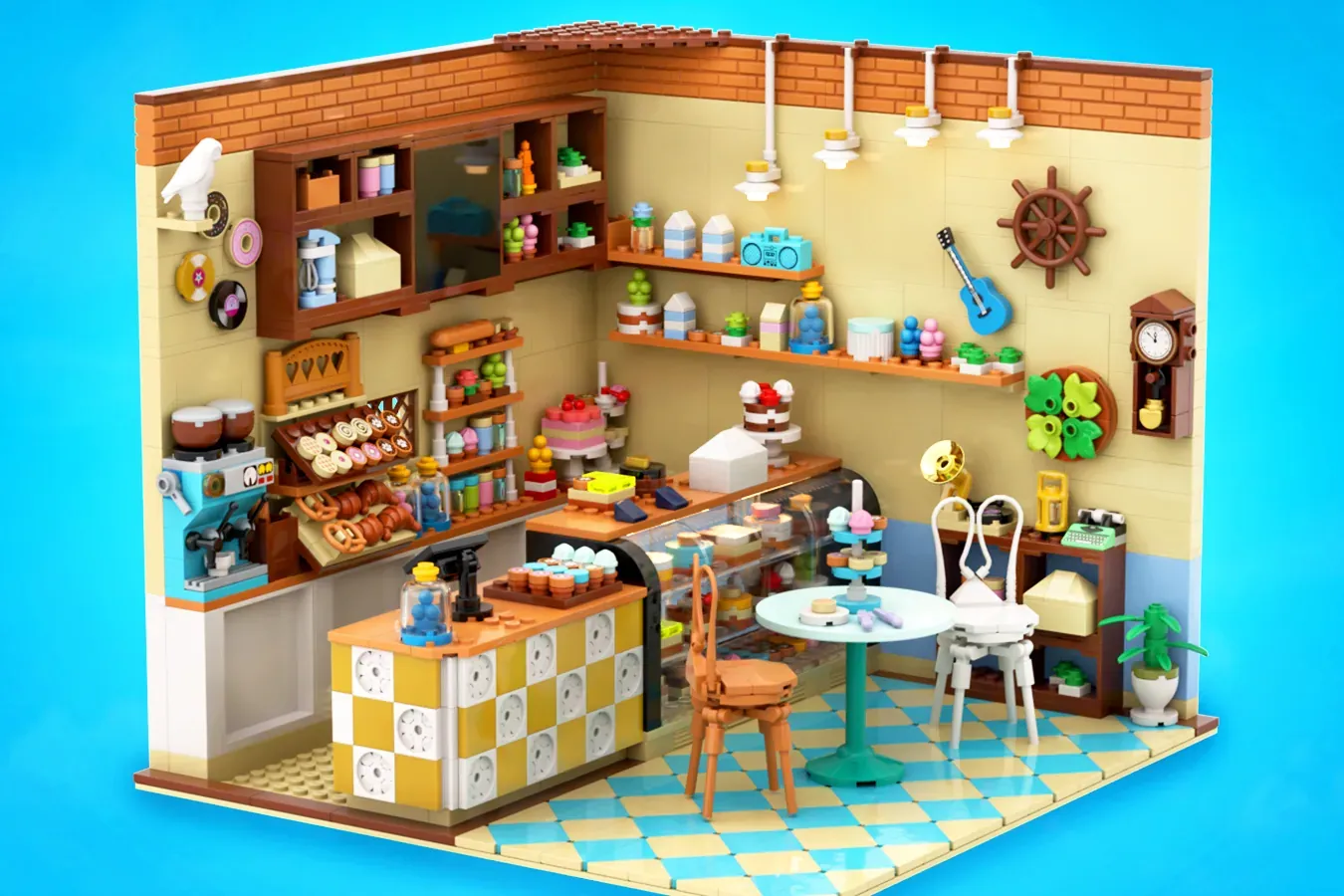 Cafe Corner Interior | LEGO® Ideas
