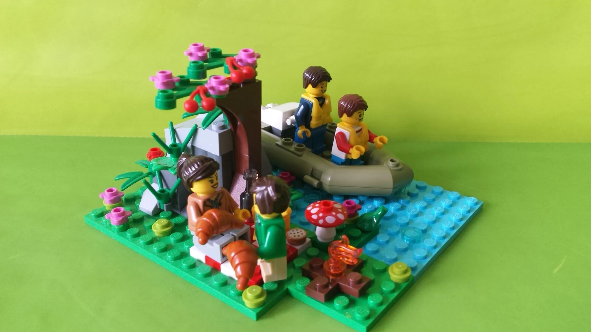 River Rafting and Picnic | LEGO® Ideas