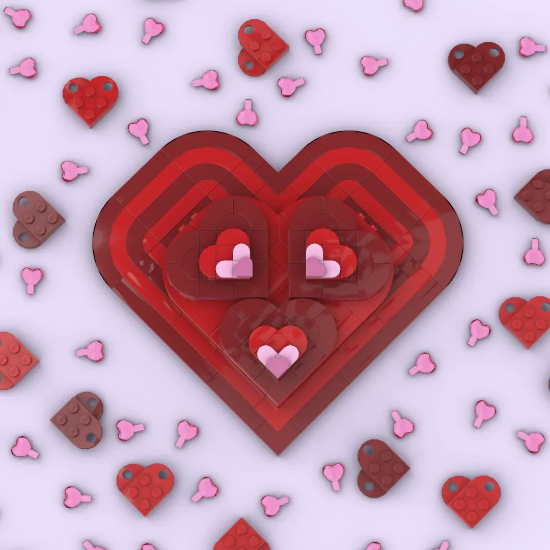 Hearts Over Hearts | LEGO® Ideas