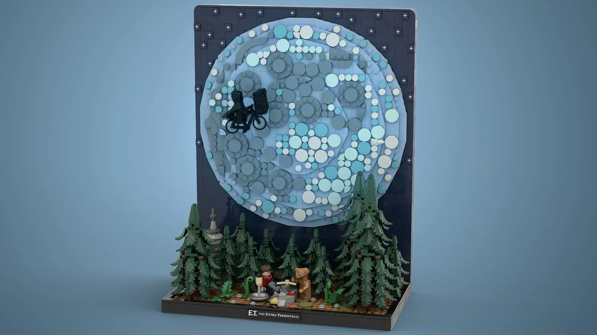 E.T. The Extra-Terrestrial – Across the Moon | LEGO® Ideas