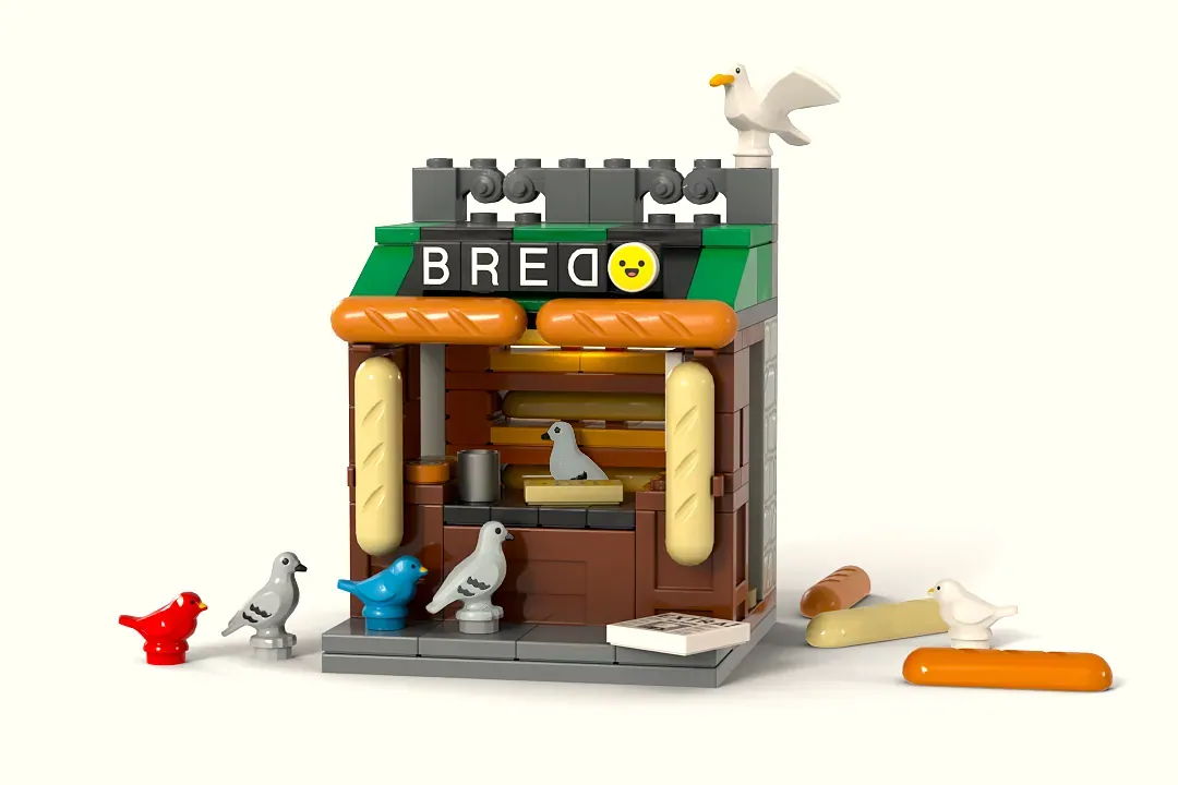 The Bird Bread Booth | LEGO® Ideas