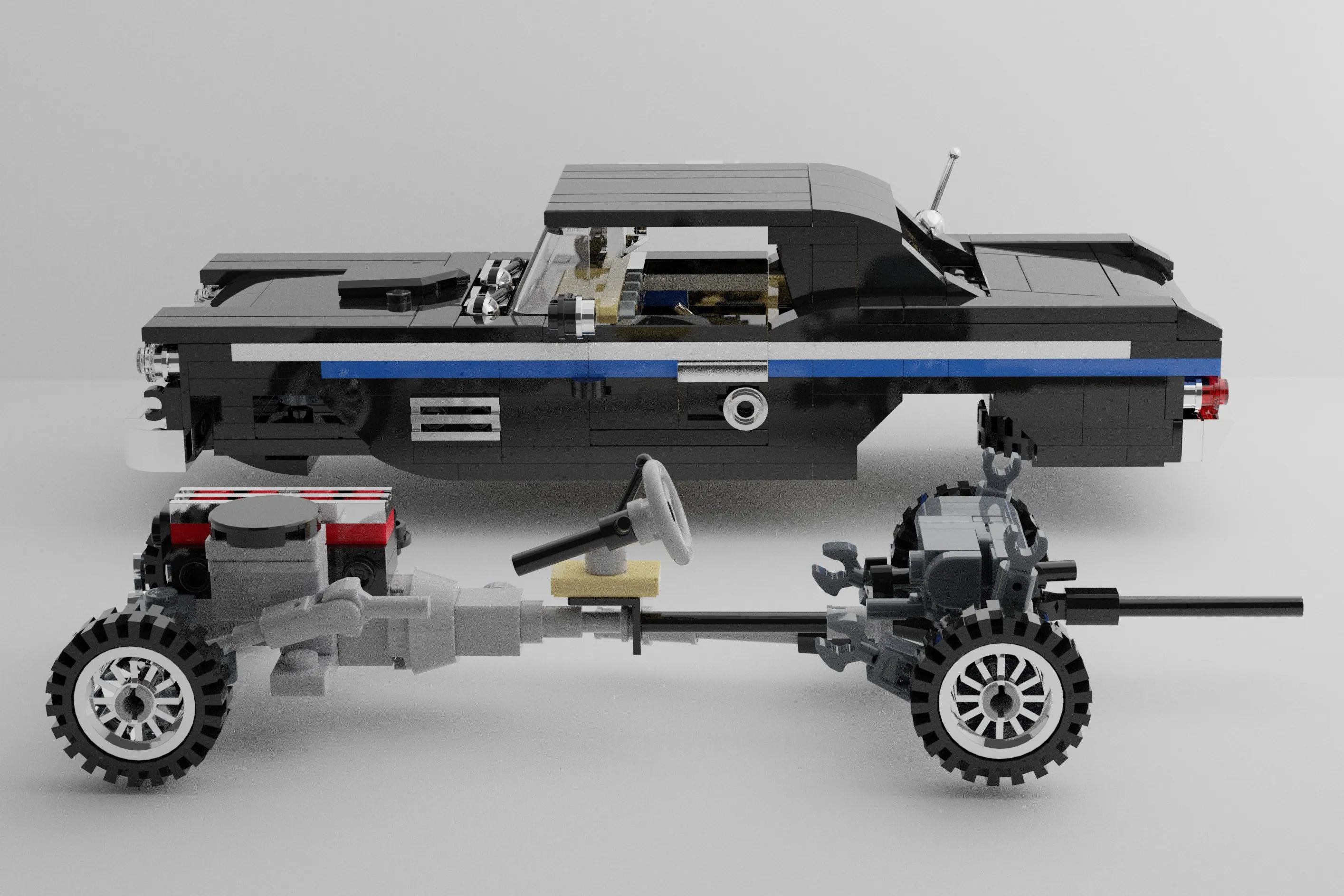 Classic Car on the Highway | LEGO® Ideas