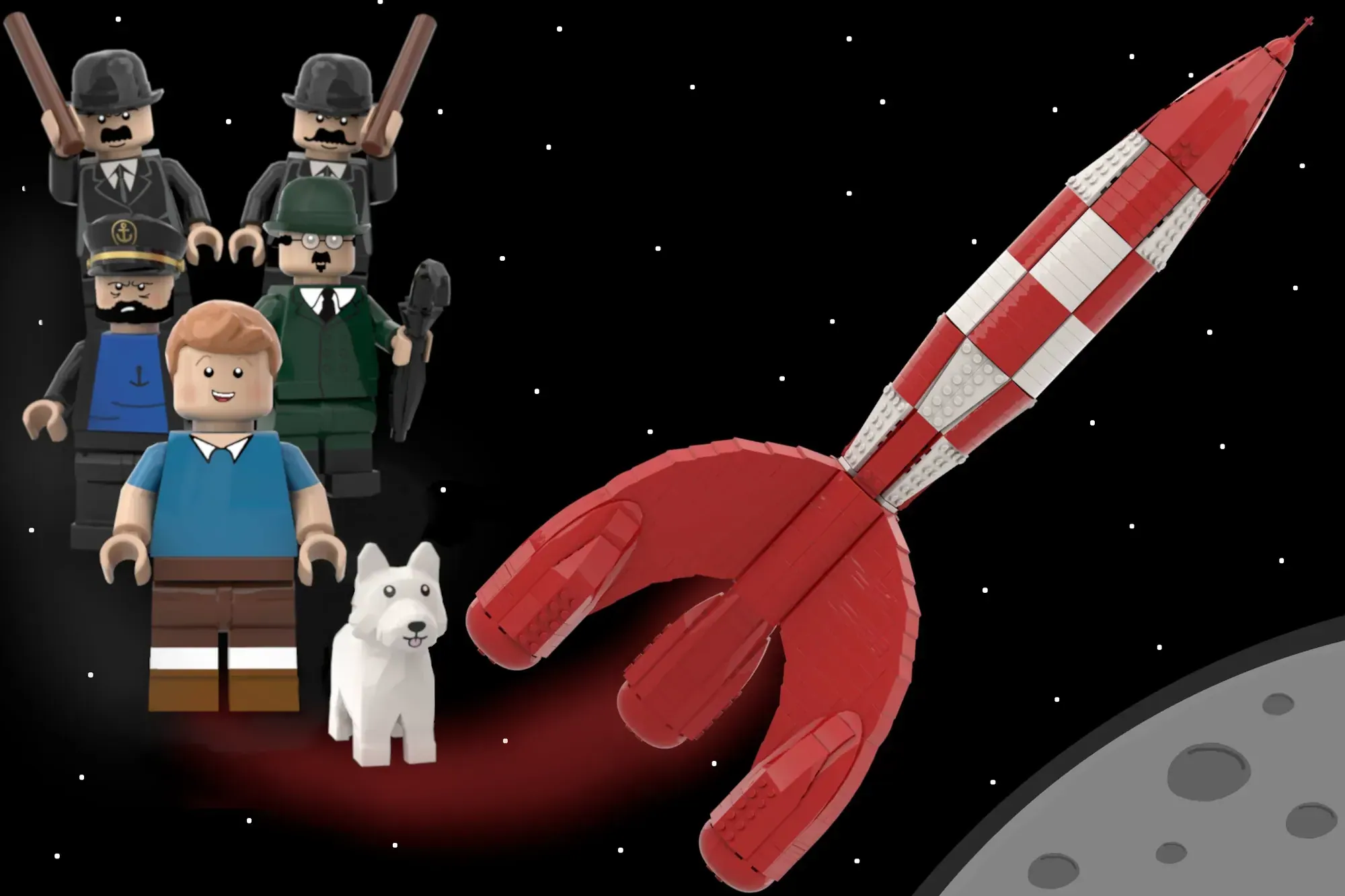 Tintin - Moon Rocket Adventure | LEGO® Ideas