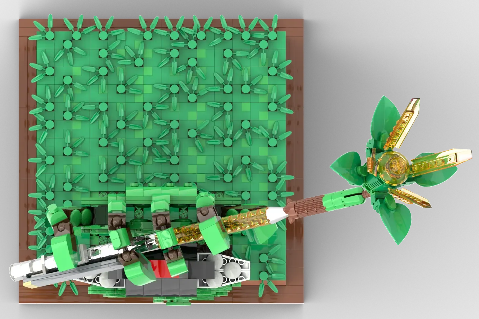 Flower Pen of Peace Inspired by "Pen Is Mightier Than the Sword" | LEGO ...