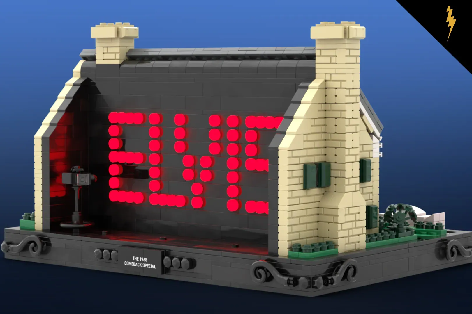 Elvis Presley's Mansions (Graceland) & 68" Comeback Special Diorama ...