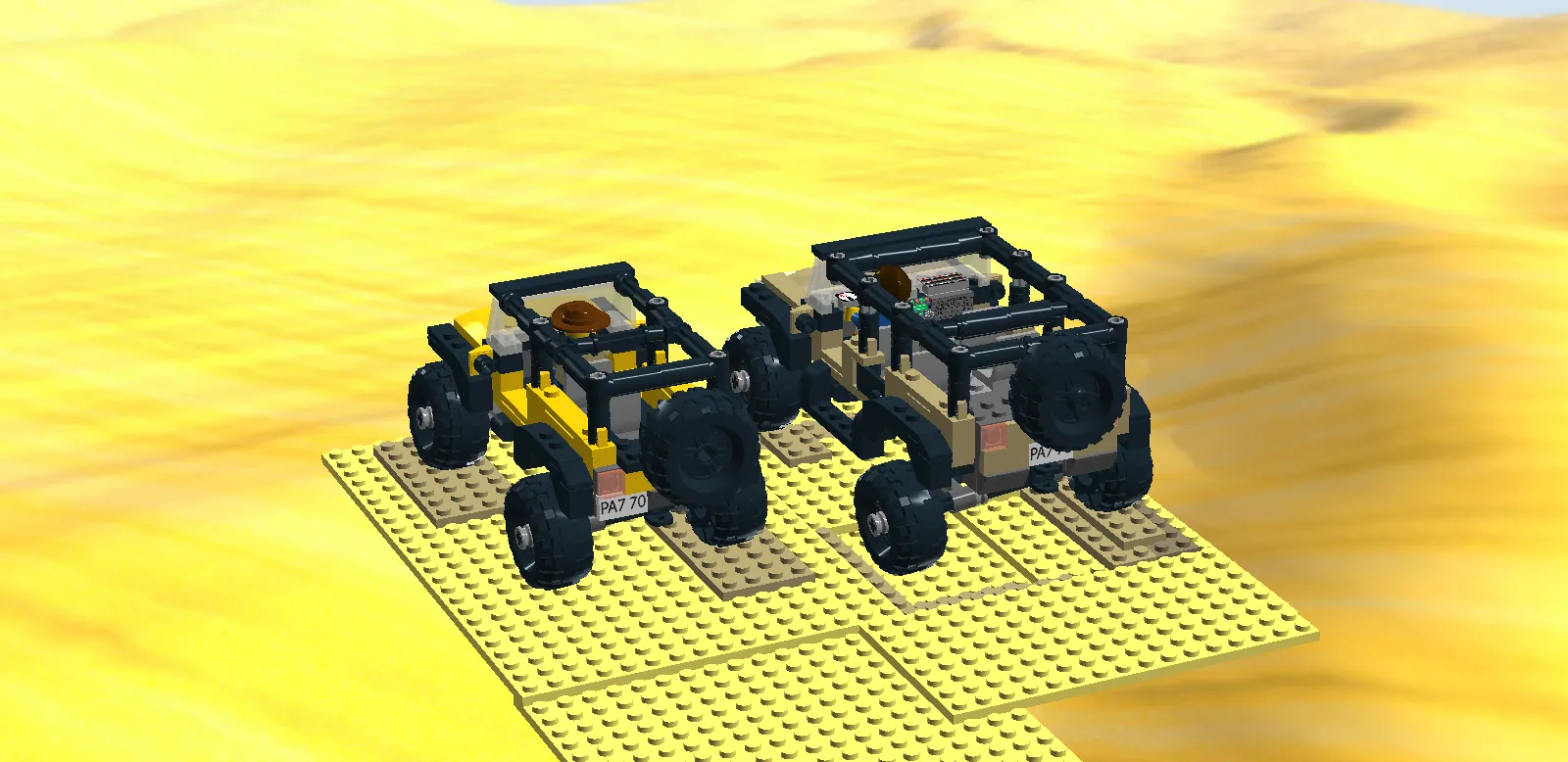 Off-Road Adventure: Jeep Wrangler & Hummer | LEGO® Ideas
