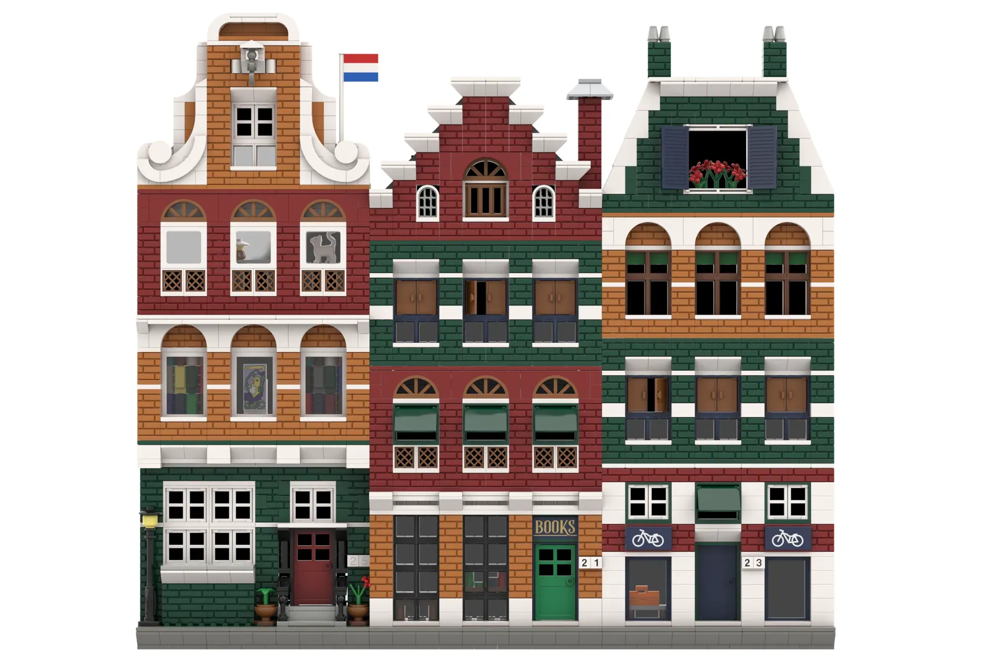 Modular Dutch Facades | LEGO® Ideas