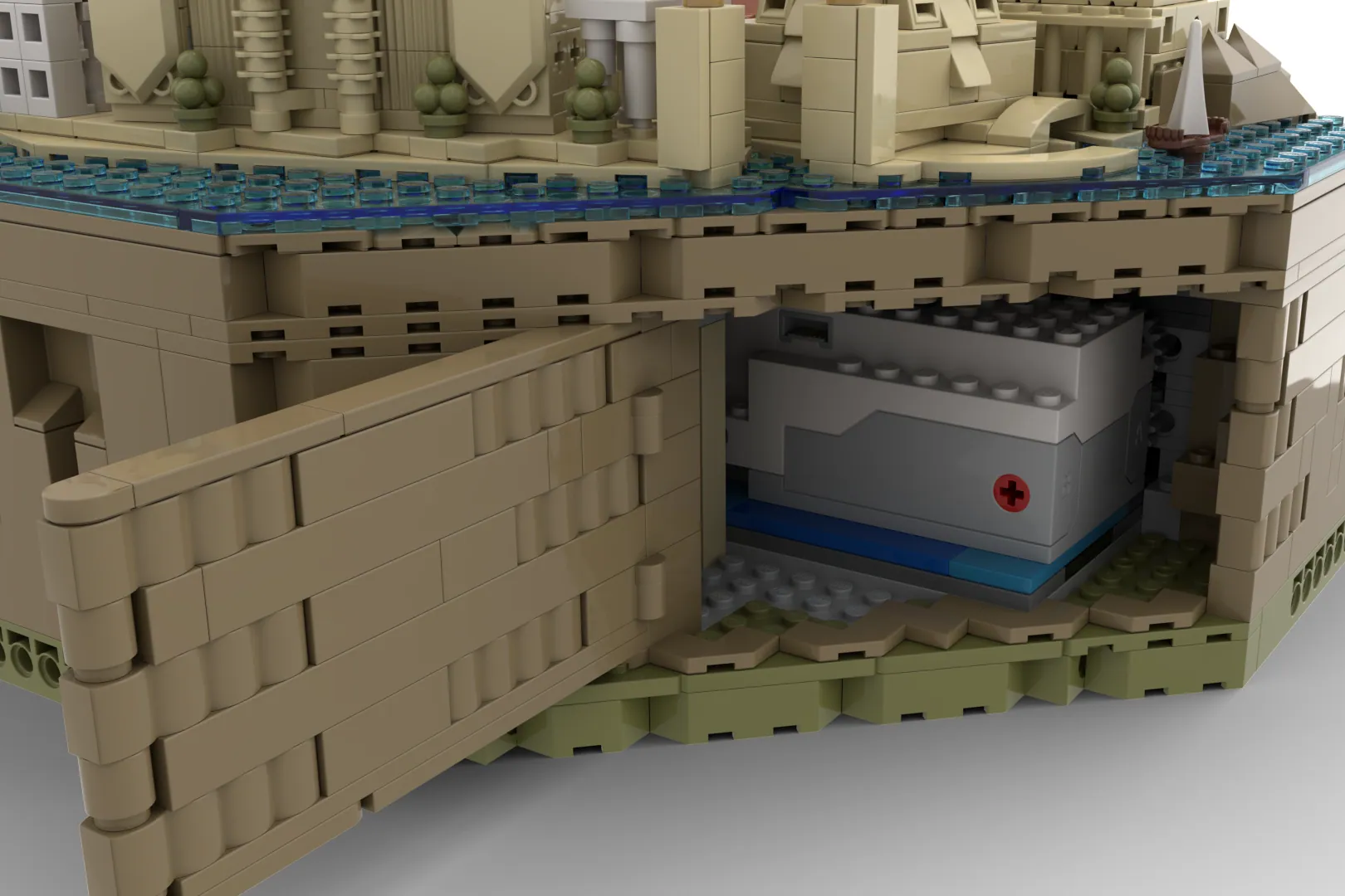 Dinotopia: Waterfall City Motorized Diorama | LEGO® Ideas