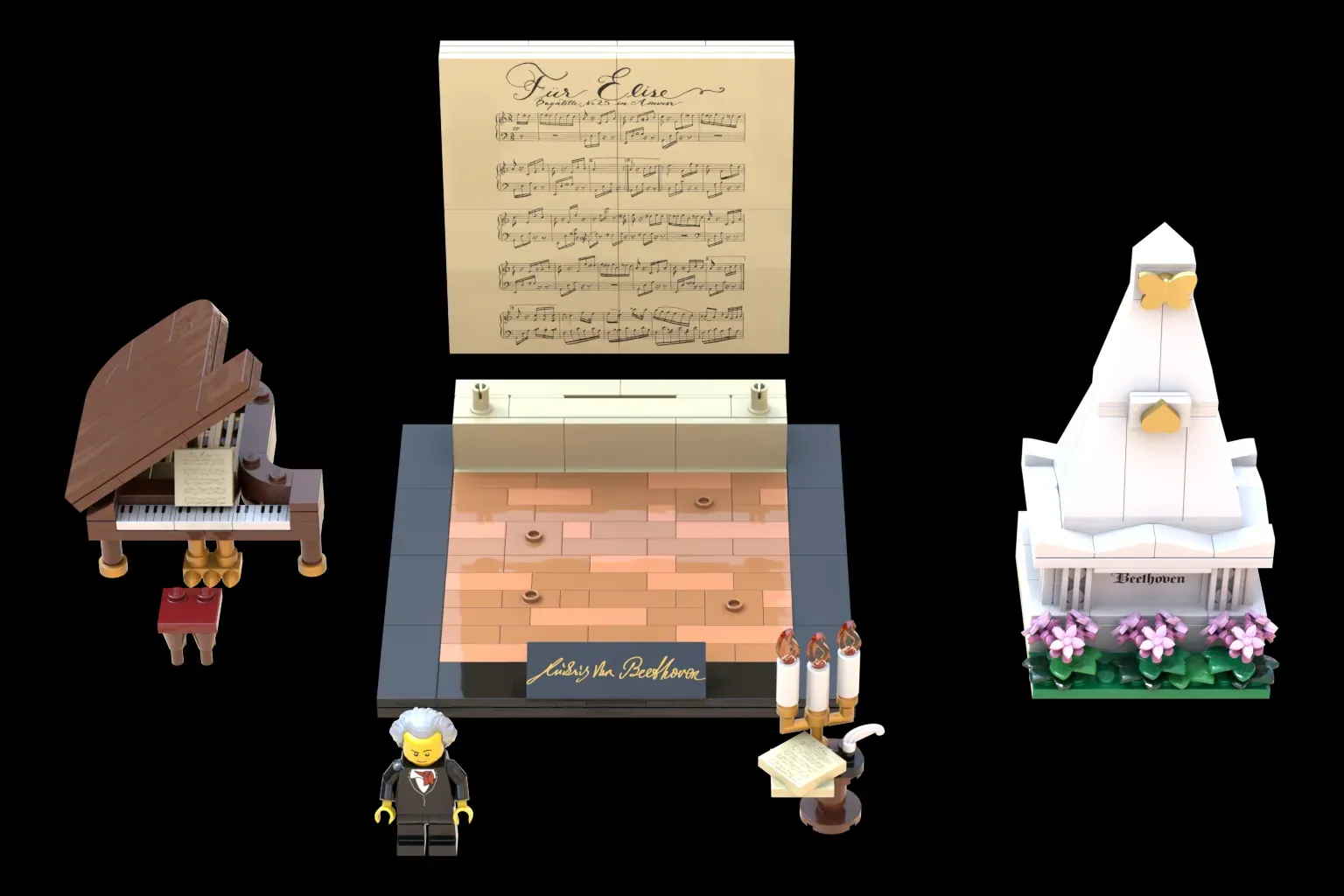 Ludwig Van Beethoven – 200th Anniversary | LEGO® Ideas