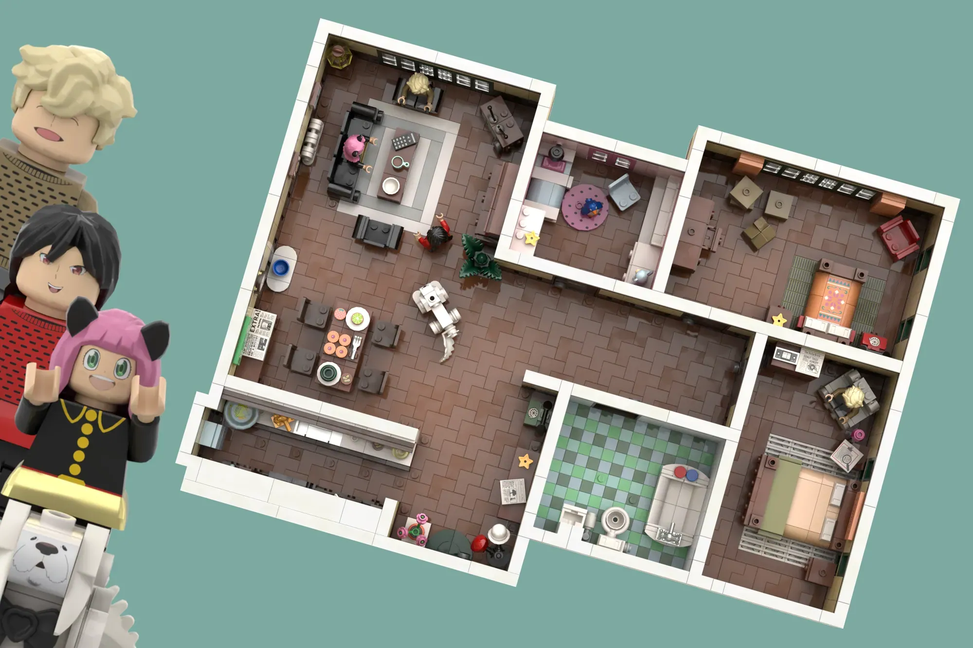 SPY X FAMILY- Forger Family Apartment | LEGO® Ideas