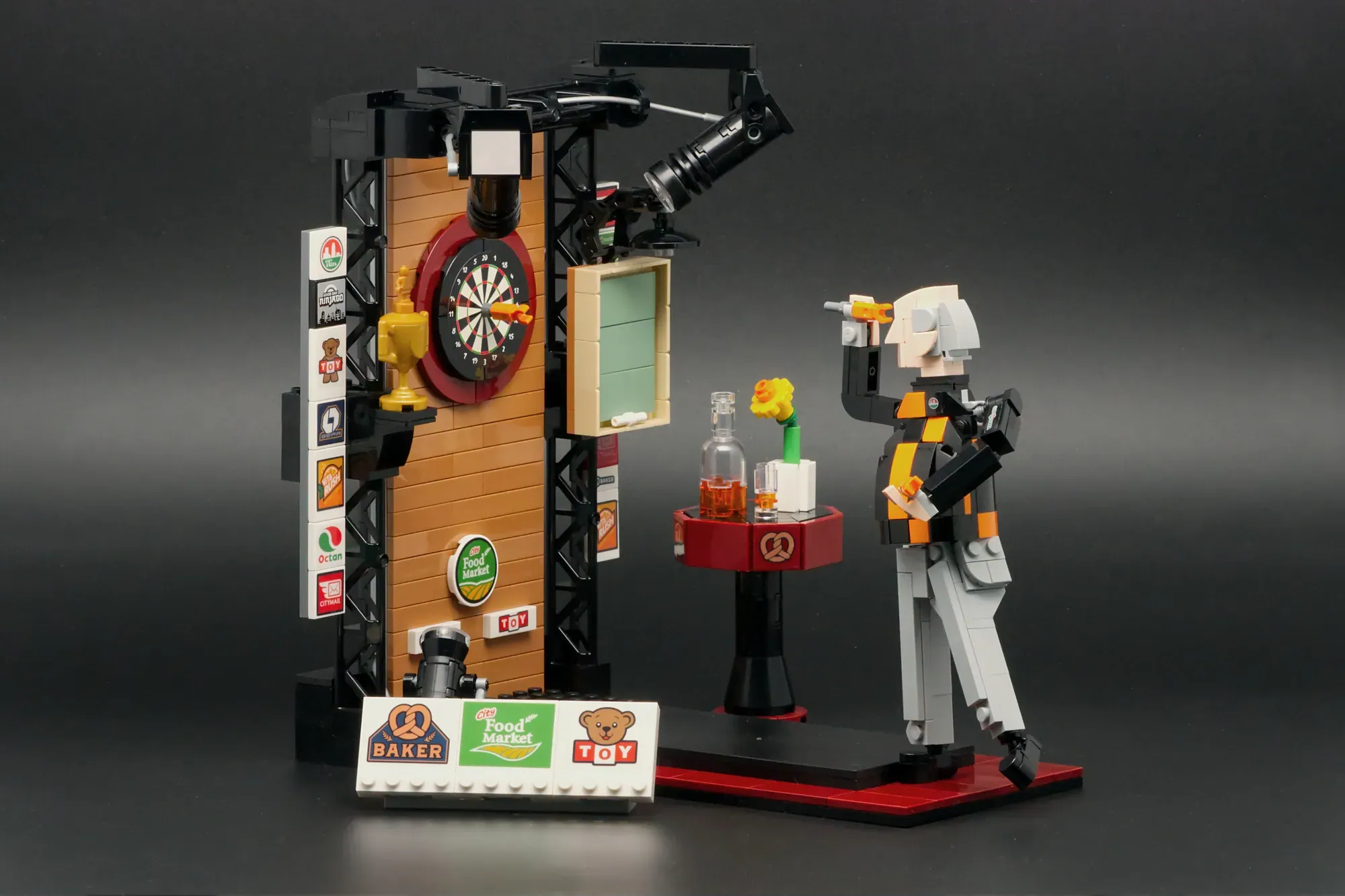 The Darts Player | LEGO® Ideas