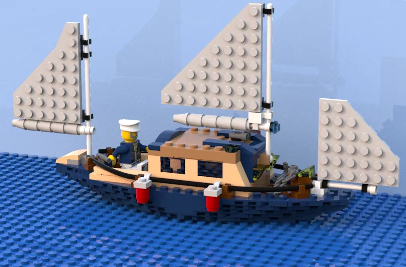 Little Blue Sailboat | LEGO® Ideas