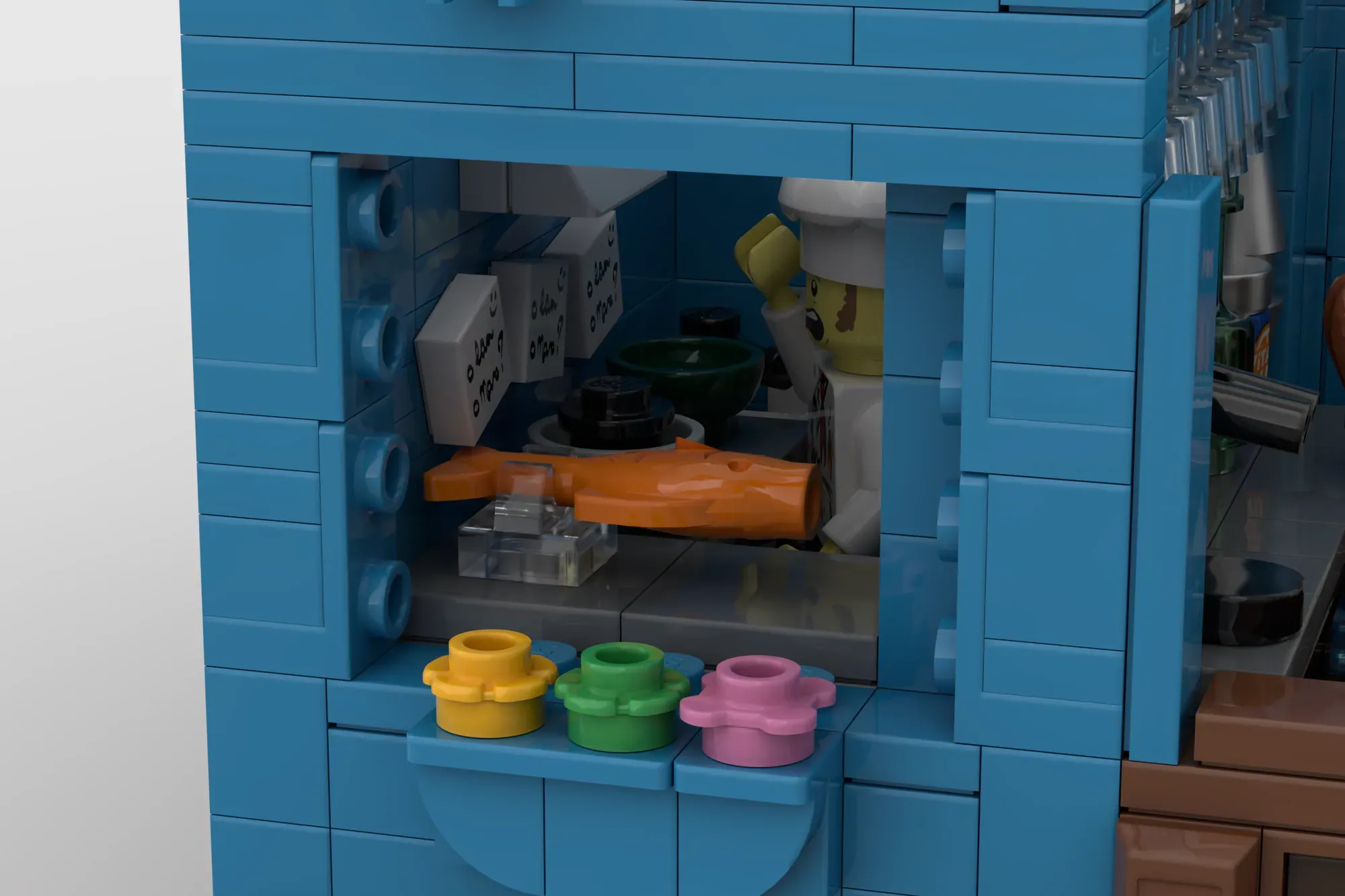 Seafood Restaurant and Beach Huts | LEGO® Ideas