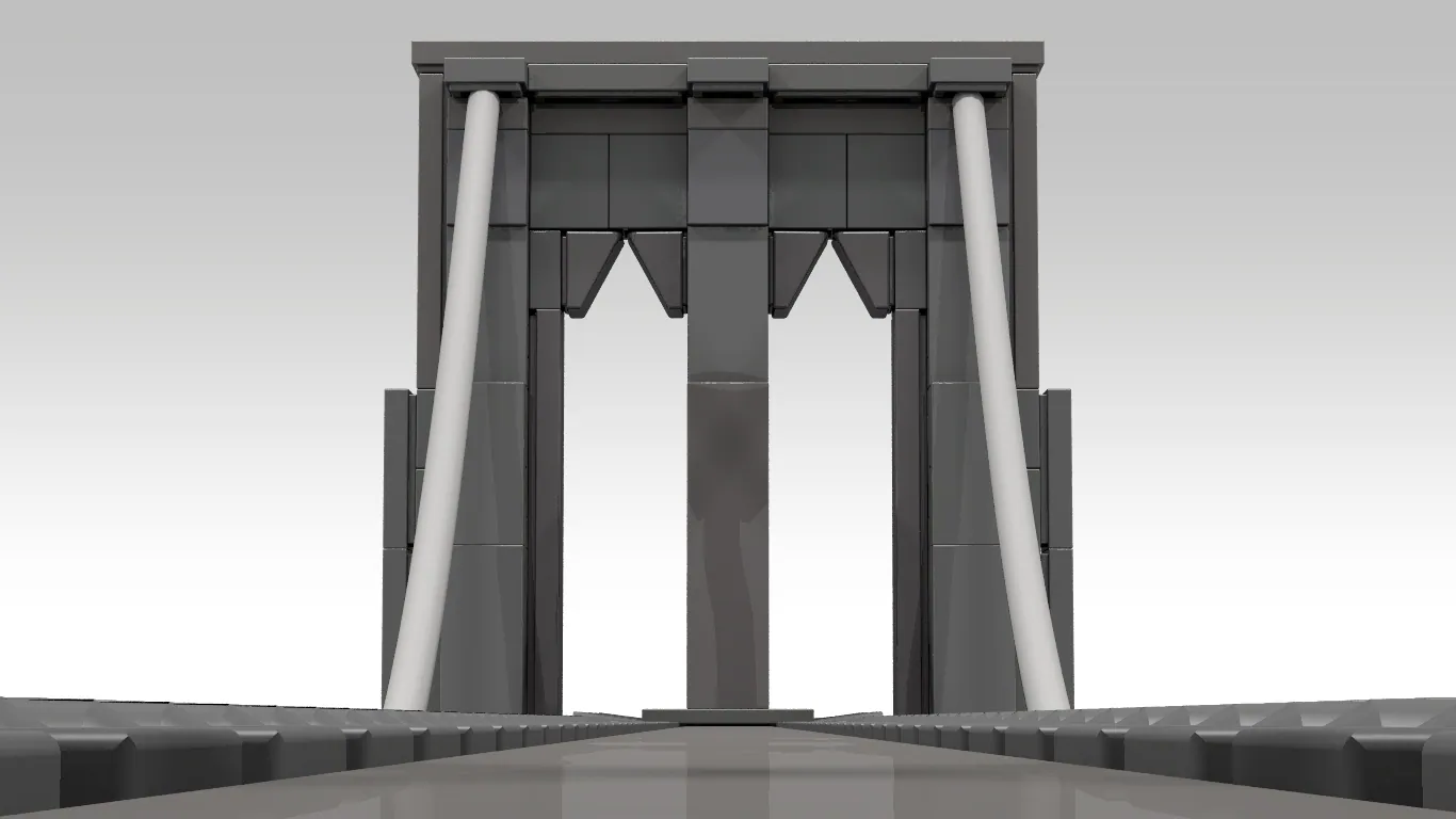 Lego Brooklyn Bridge 1/650 scale | LEGO® Ideas