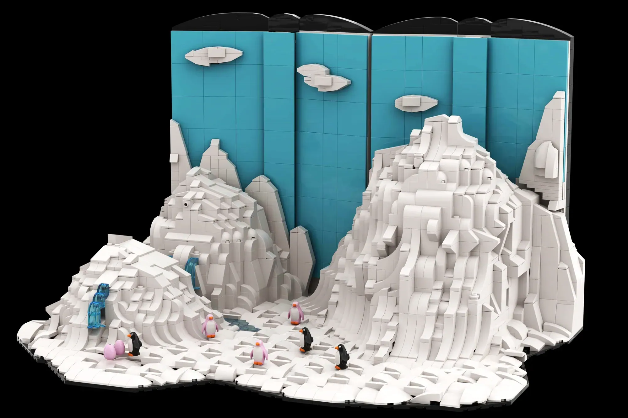 Snowy Mountain Display | LEGO® Ideas