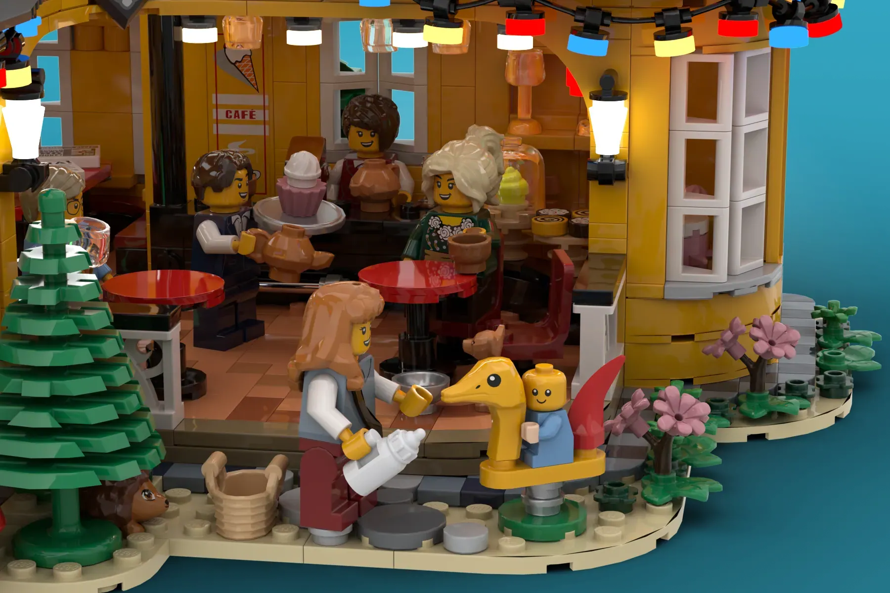 The Park Tea House | LEGO® Ideas