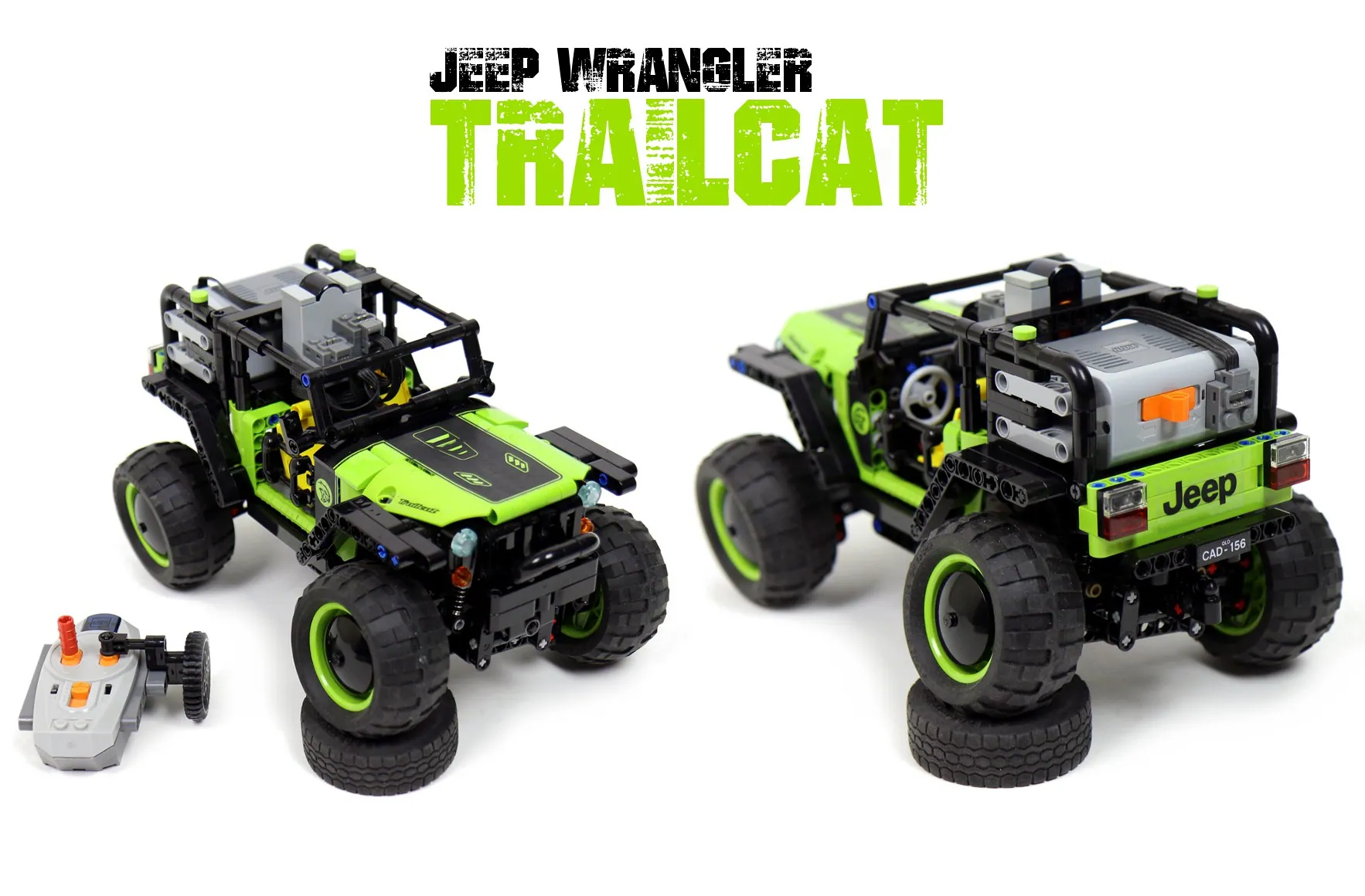 RC 4x4 Jeep Wrangler Trailcat | LEGO® Ideas