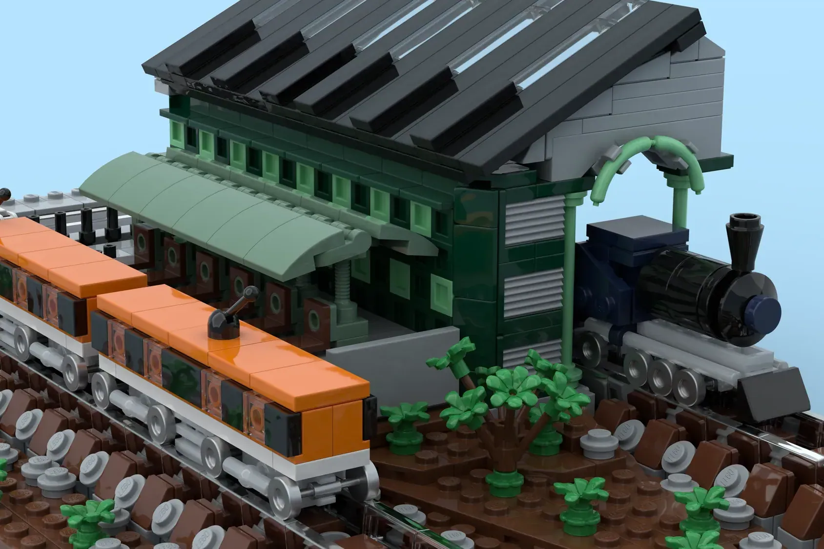 Miniature Train Station - Workshop | LEGO® Ideas