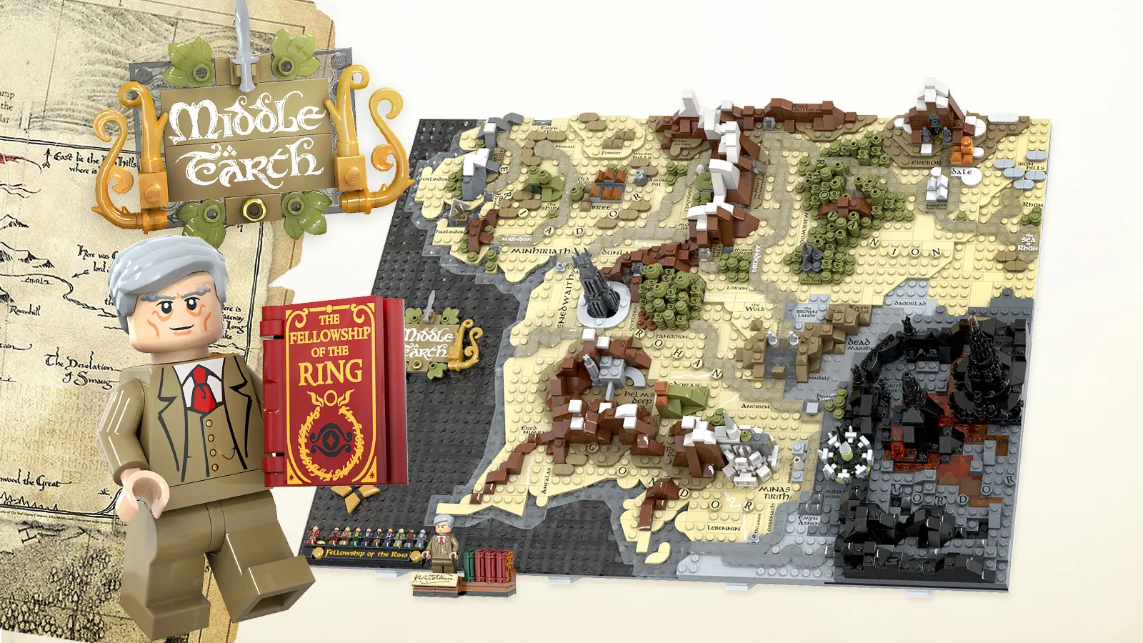 A Map of Middle-Earth | LEGO® Ideas