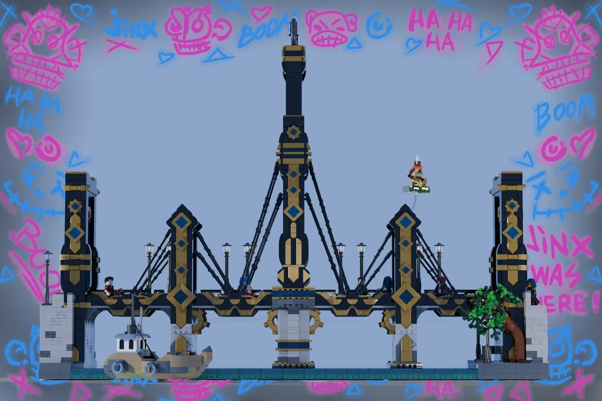 Arcane - League of Legends: The Bridge | LEGO® Ideas