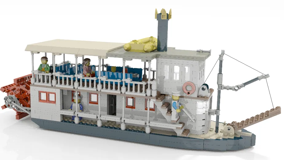 Small Sternwheeled River Paddle Steamer | LEGO® Ideas