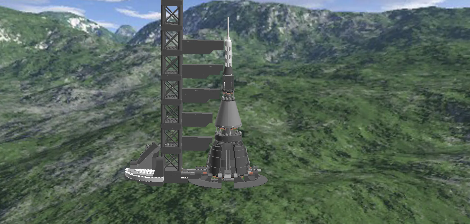 N1 Rocket with Launchpad | LEGO® Ideas