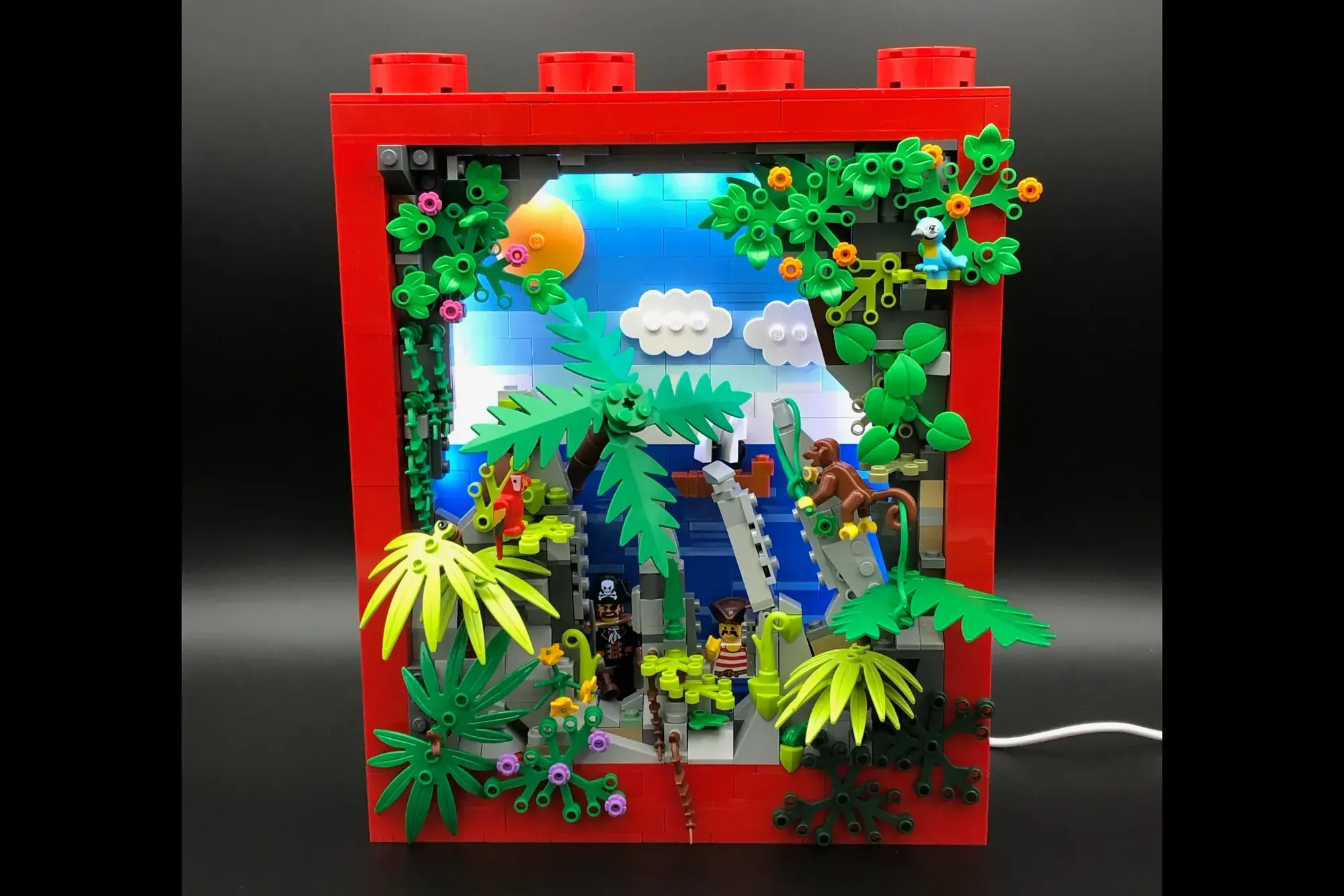 Scene in a Frame - The Finger Cave Island | LEGO® Ideas