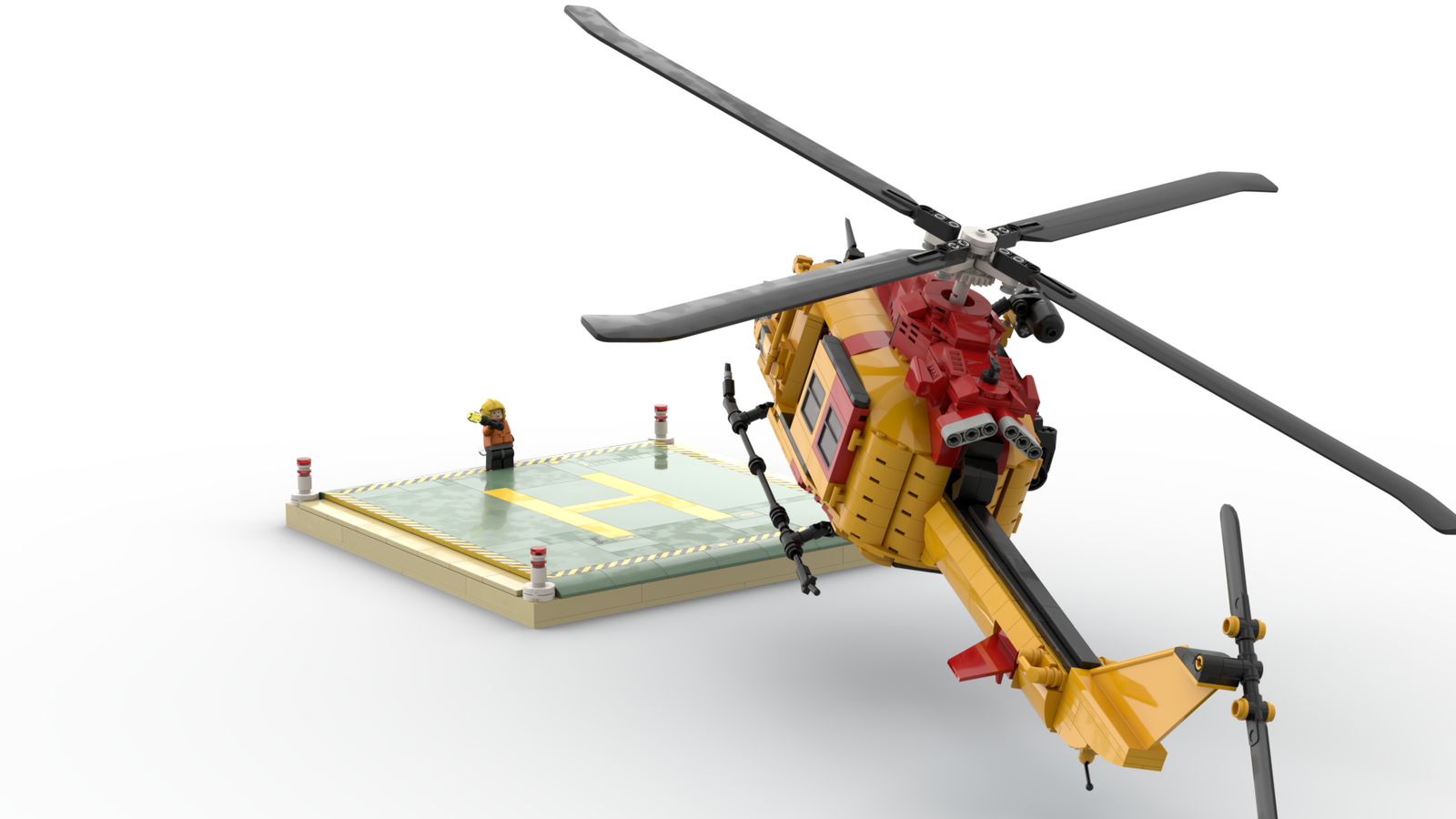 LEGO IDEAS - Bell CH-146 Griffon Canadian Search And Rescue Edition.