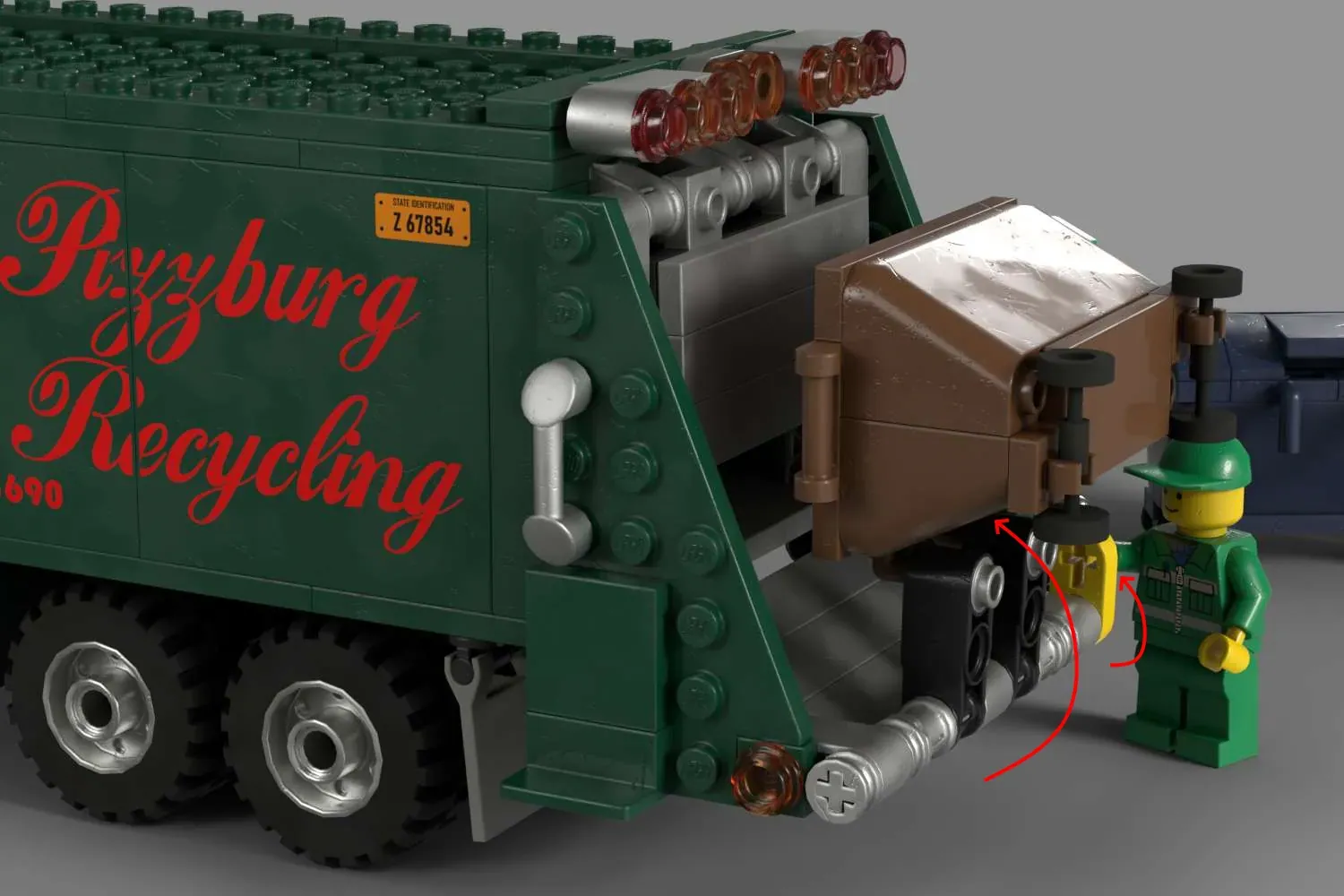 American Garbage Truck | LEGO® Ideas