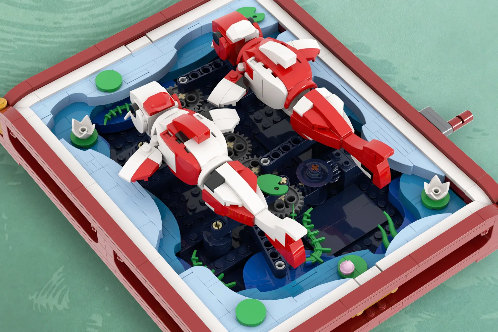 Koi Splashing in Water | LEGO® Ideas