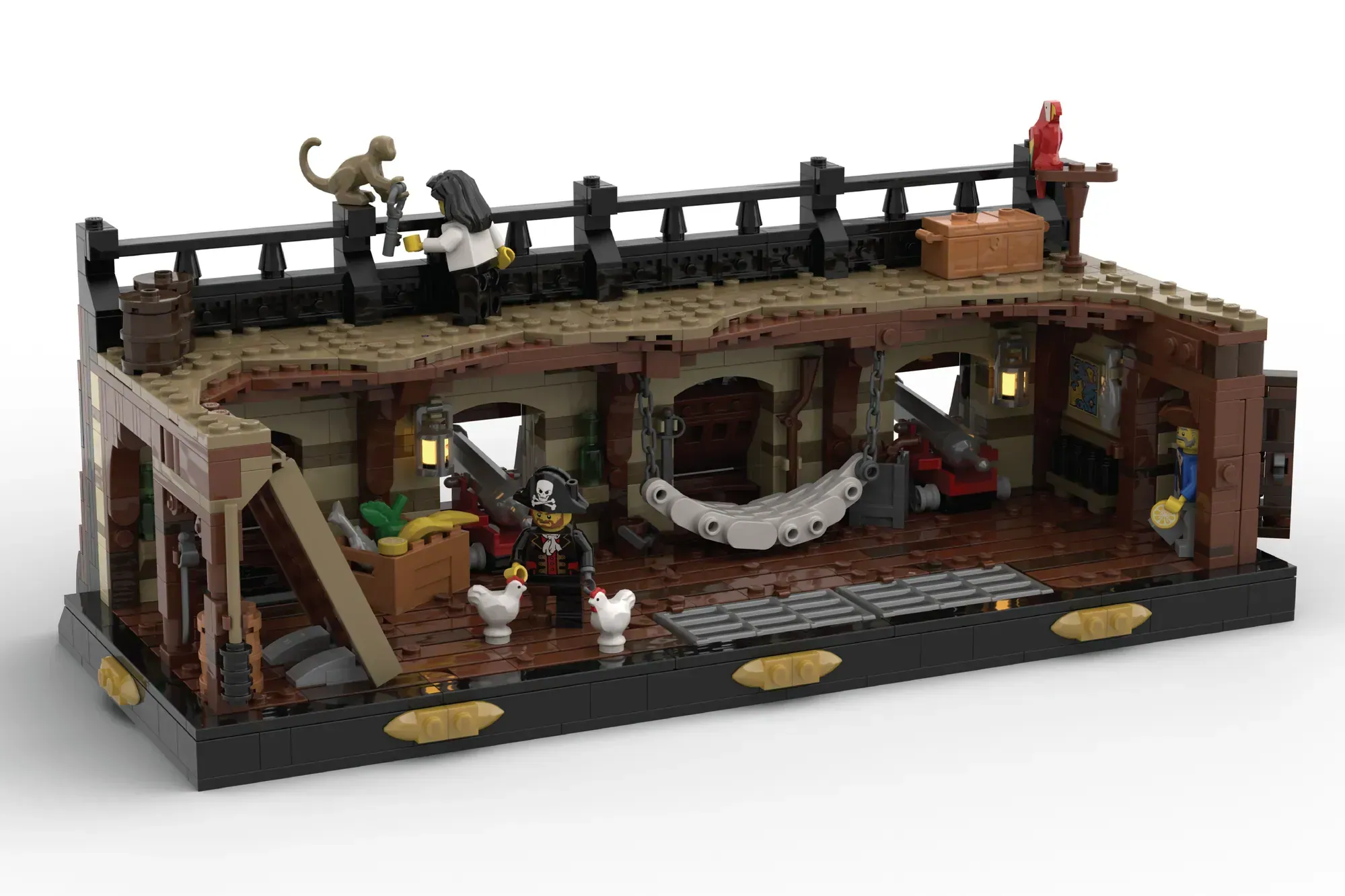 Below Decks: A Pirate’s Life - Diorama | LEGO® Ideas
